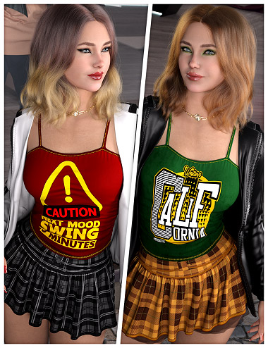 Standard Textures for dForce SU Daily Suit | Daz 3D