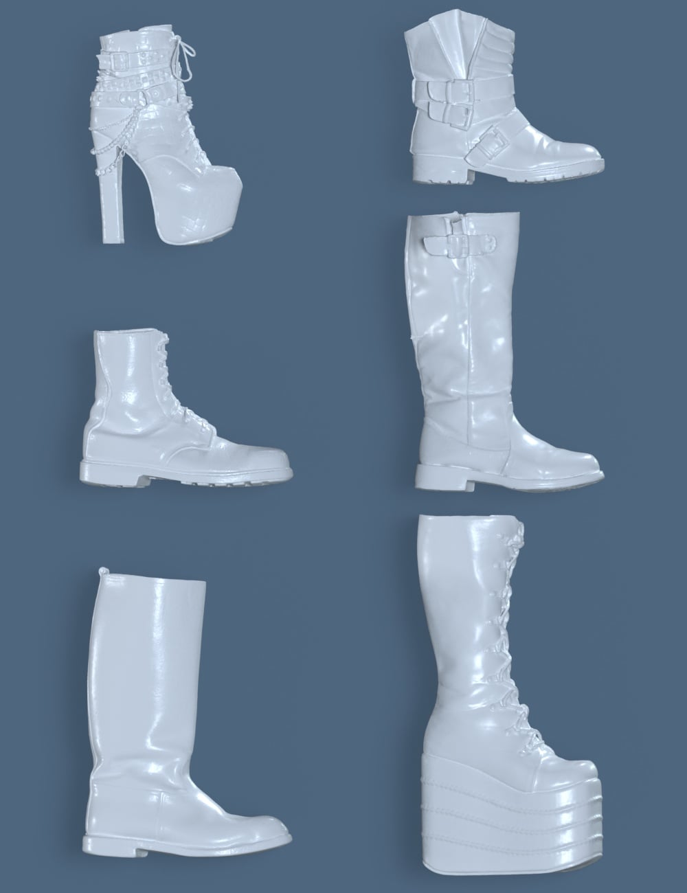 Uber Bootz for Genesis 9 | Daz 3D