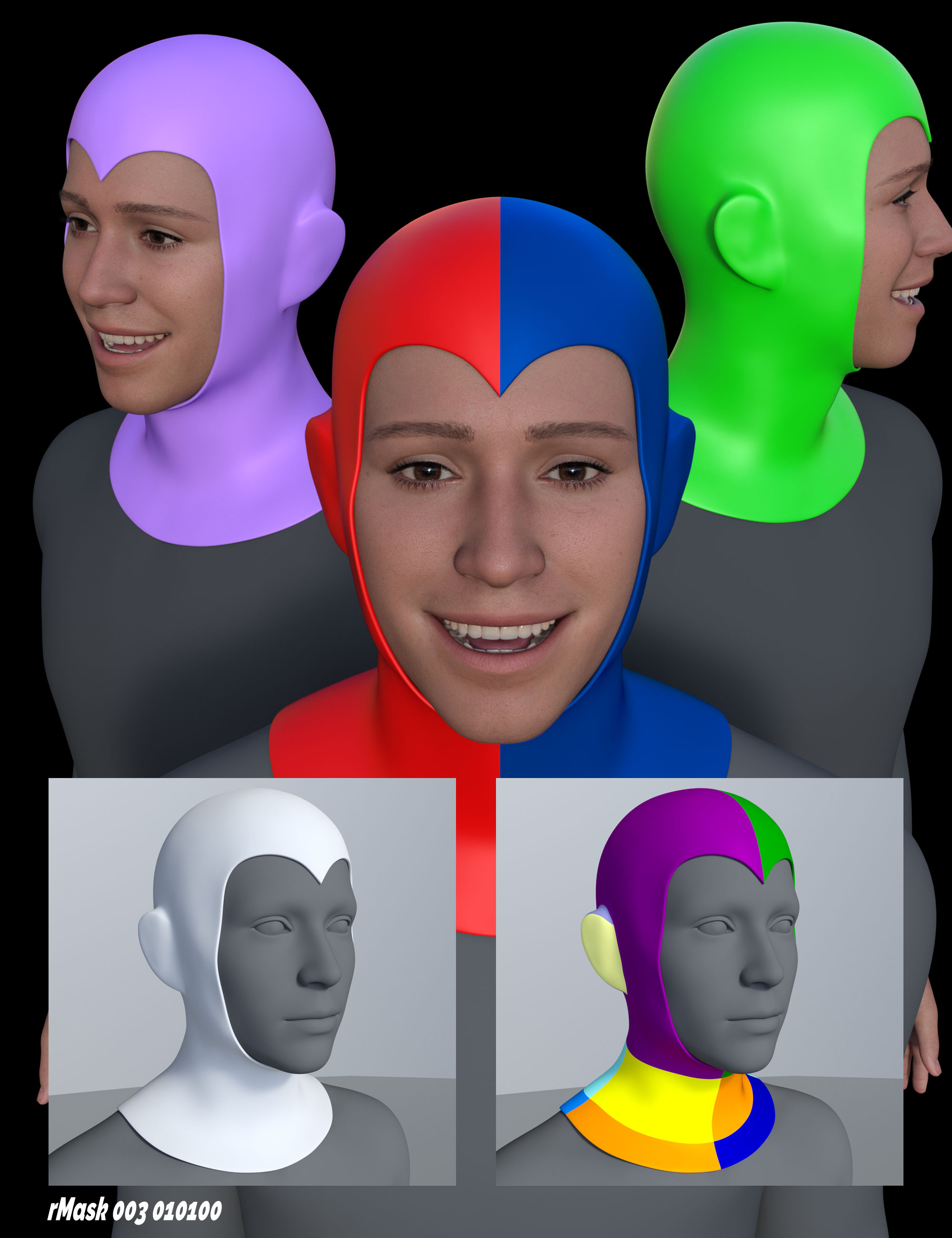 Riffmasks v009 MMKB Genesis 9 | Daz 3D