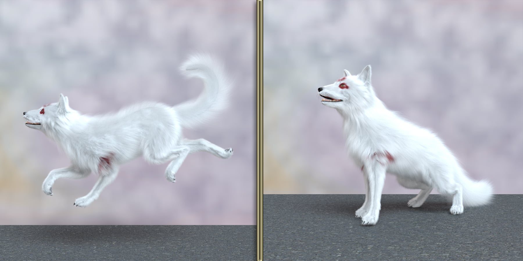 Demon Fox Poses for Oso´s Fox | Daz 3D