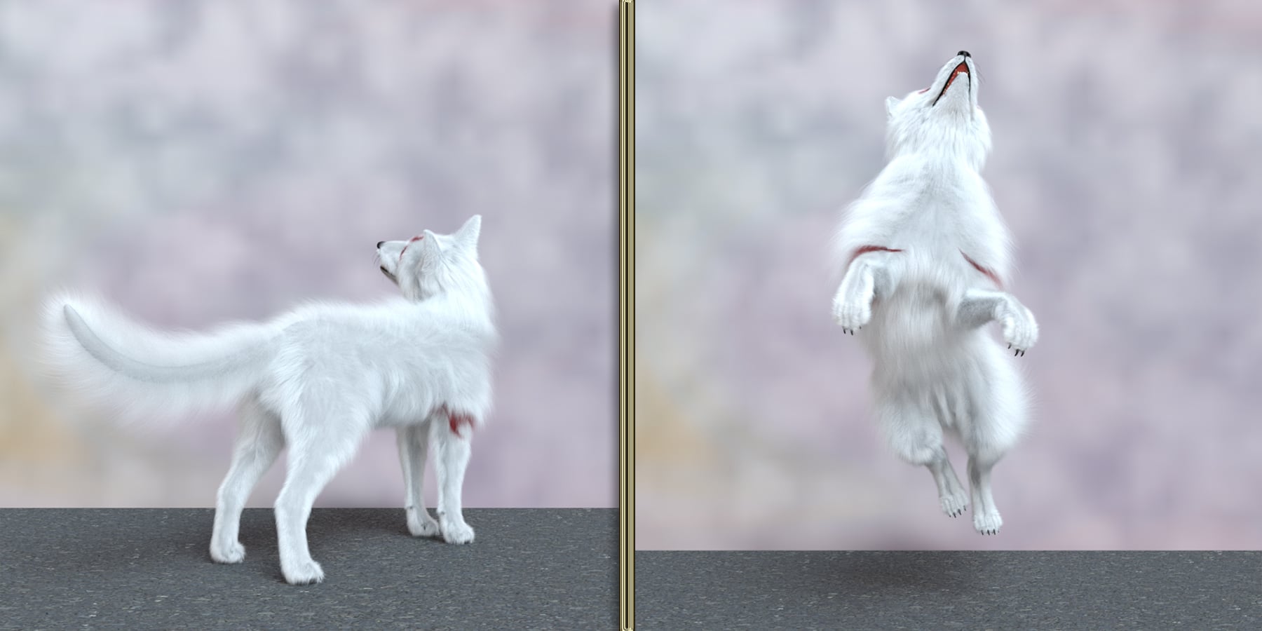 Demon Fox Poses for Oso´s Fox | Daz 3D