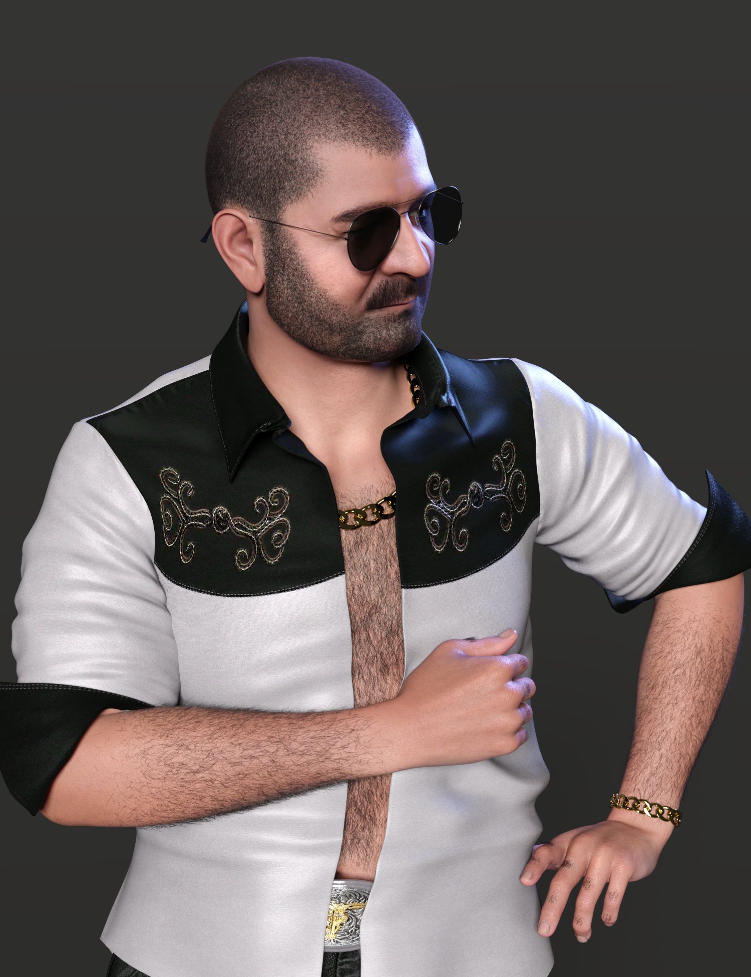 dForce Hairy Man for Genesis 9 | Daz 3D