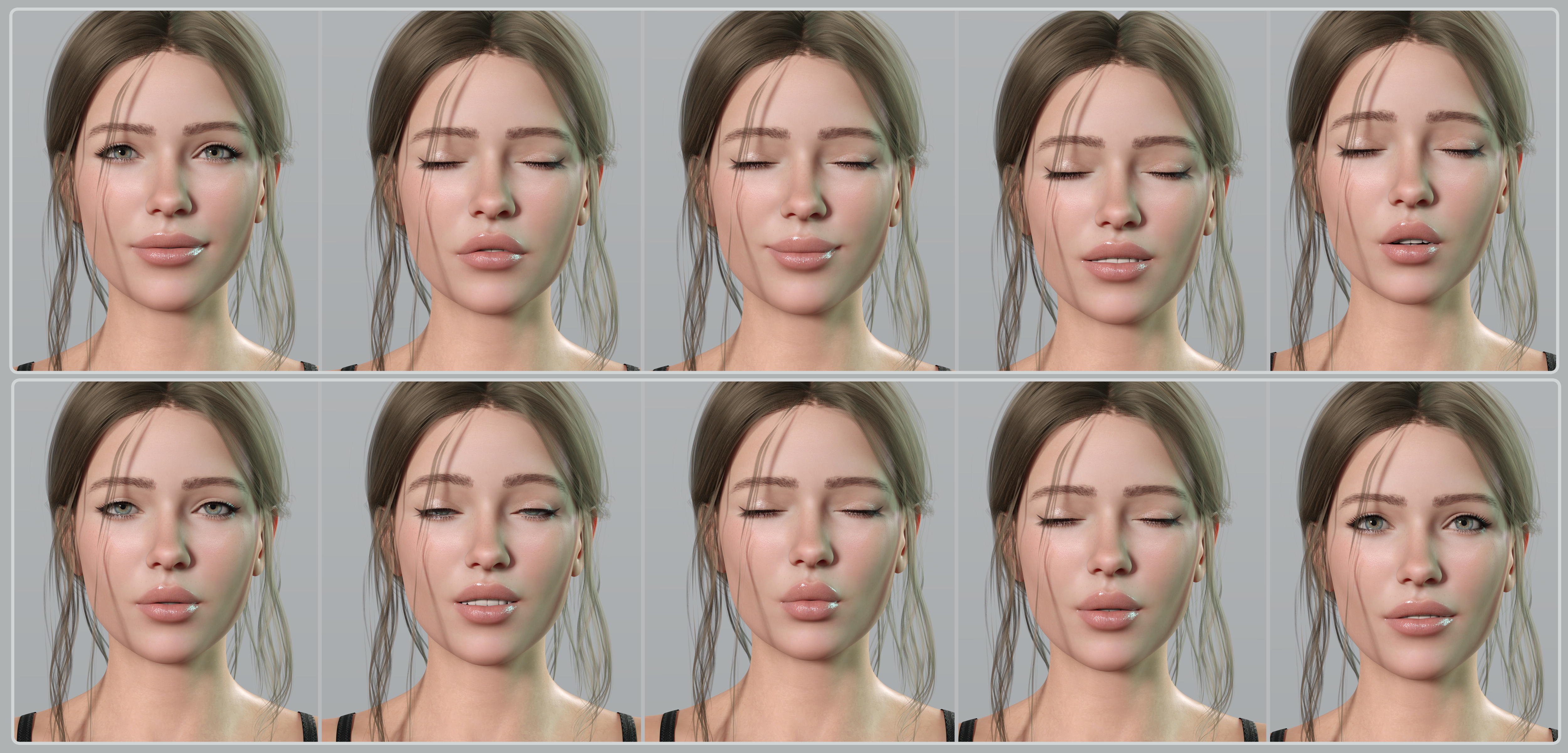 Z Deep Romance Expressions for Genesis 9 | Daz 3D