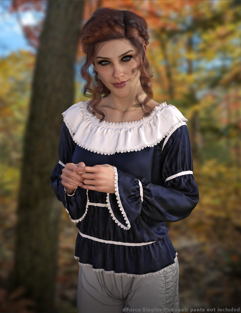 dForce Singles: Trinity for Genesis 9 and 8 Female | Daz 3D