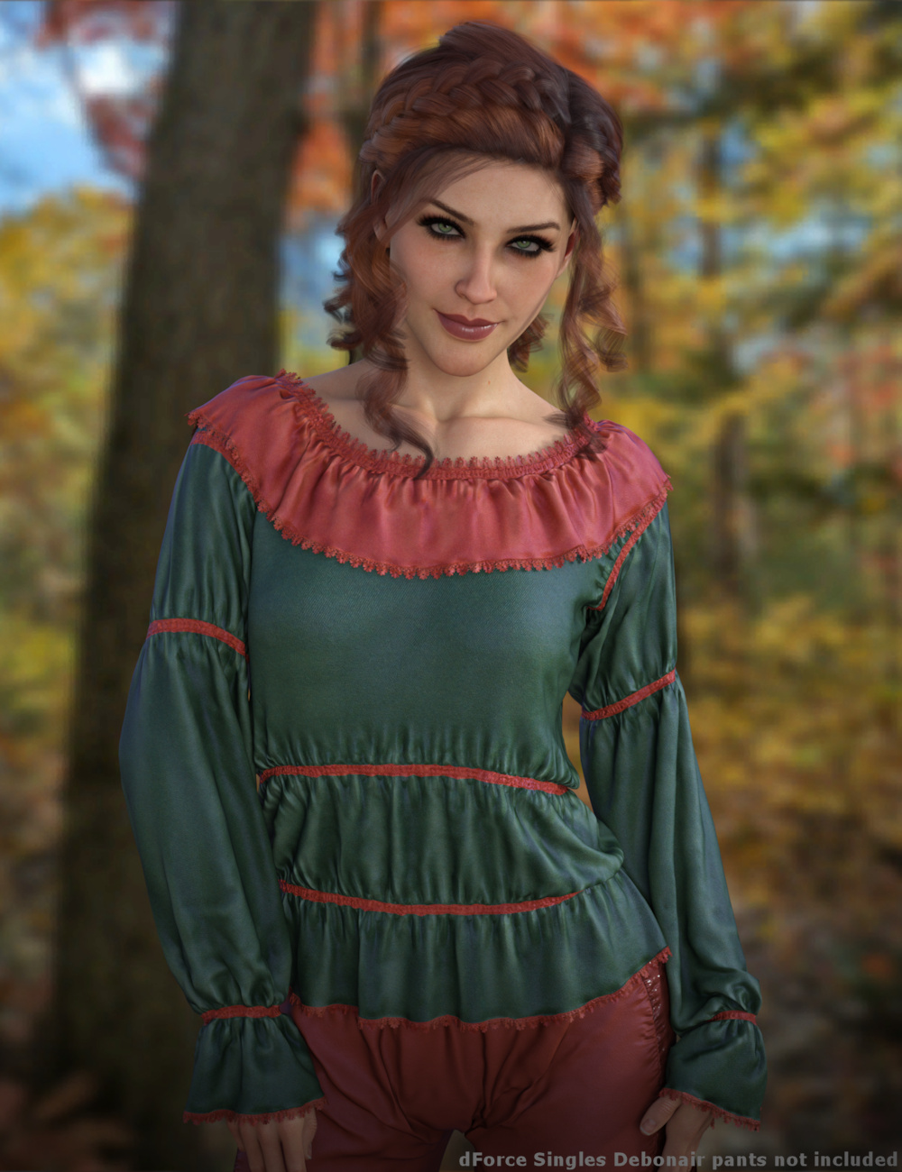 dForce Singles: Trinity for Genesis 9 and 8 Female | Daz 3D