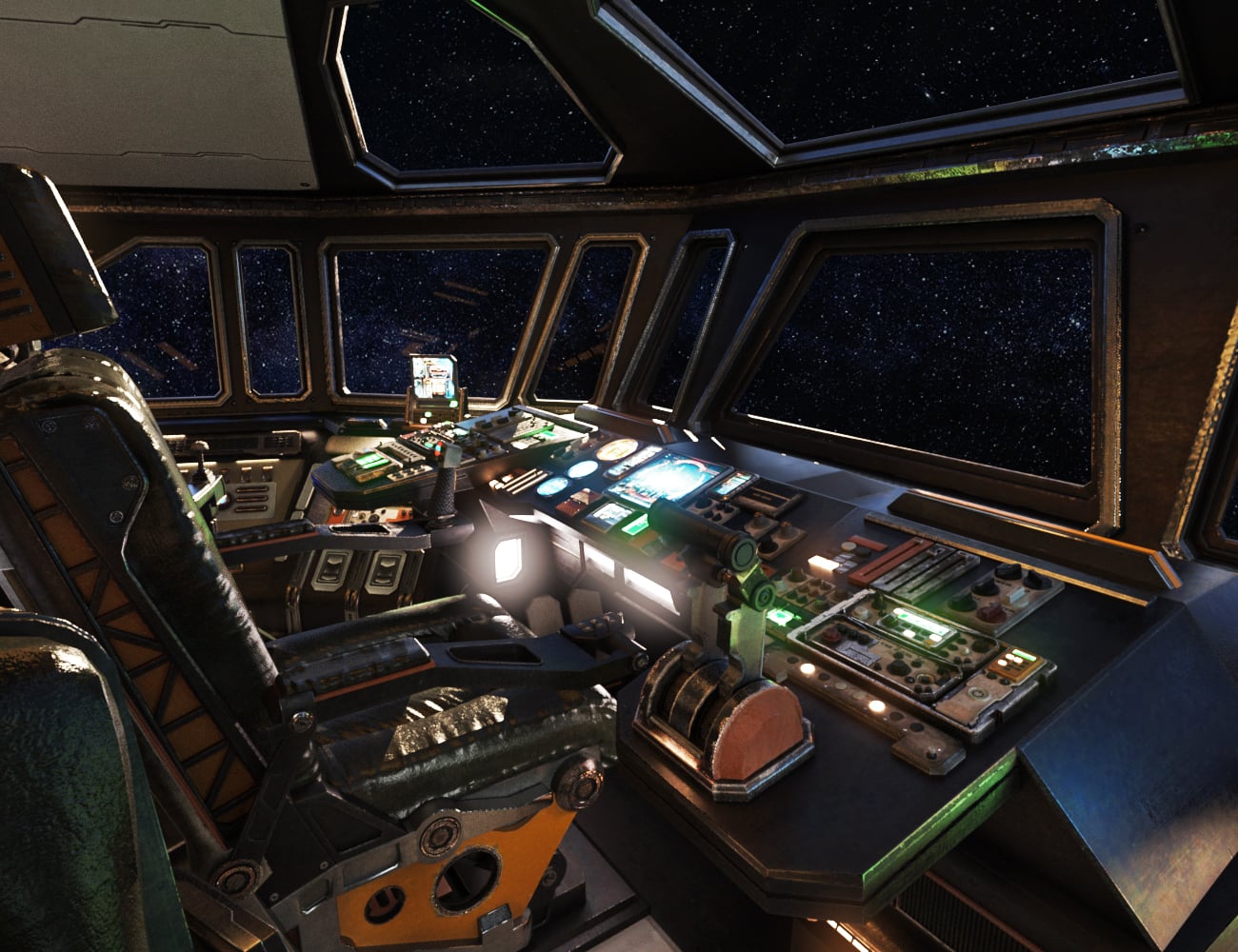 XI Spaceship Cockpit | Daz 3D