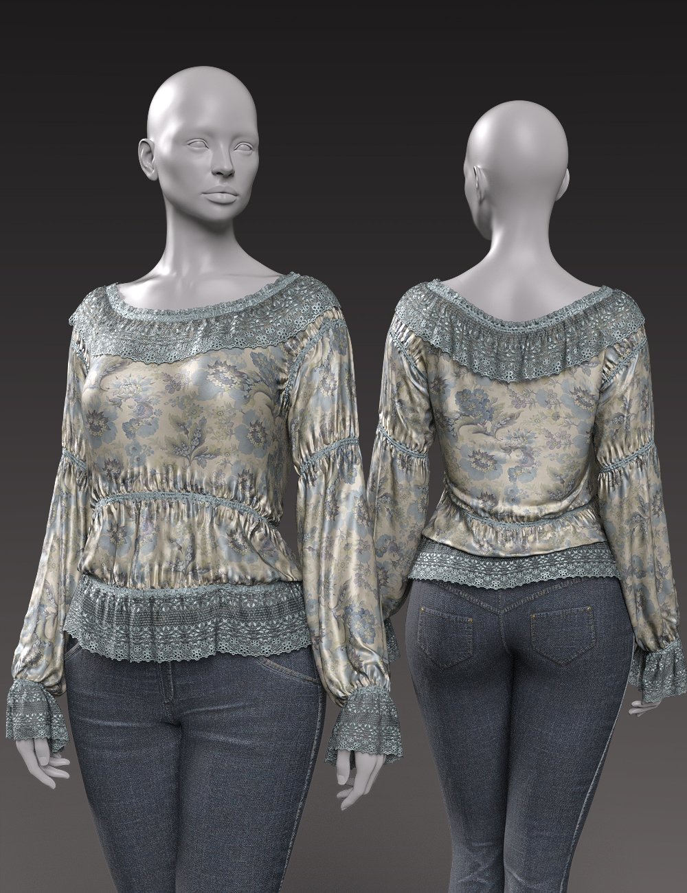VERSUS - dForce Singles Trinity Texture Add-On | Daz 3D