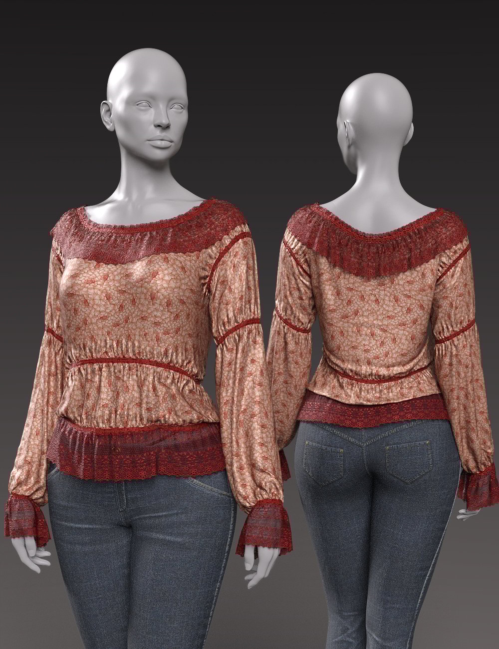 VERSUS - dForce Singles Trinity Texture Add-On | Daz 3D