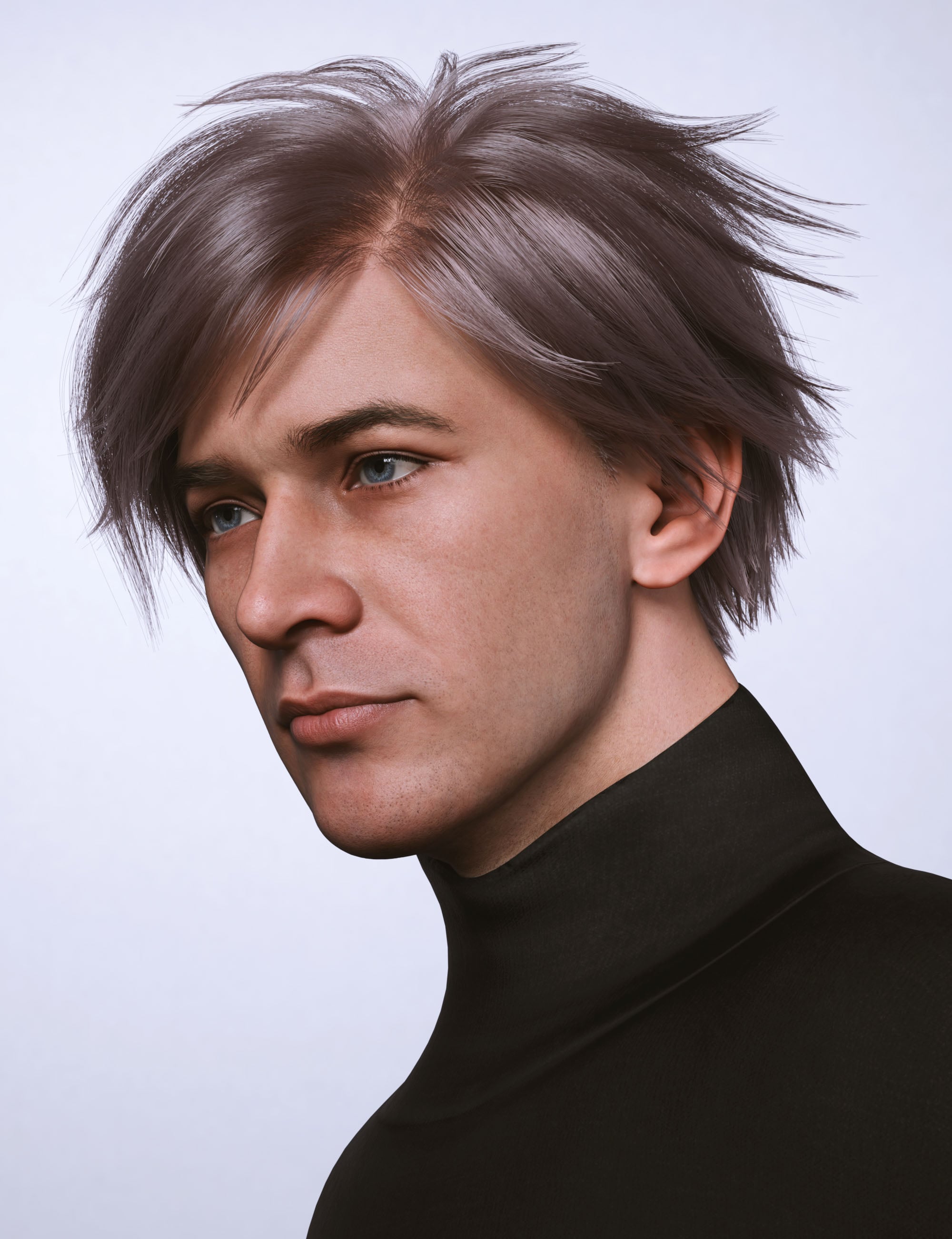dForce AK Featurely Hair for Genesis 9 | Daz 3D