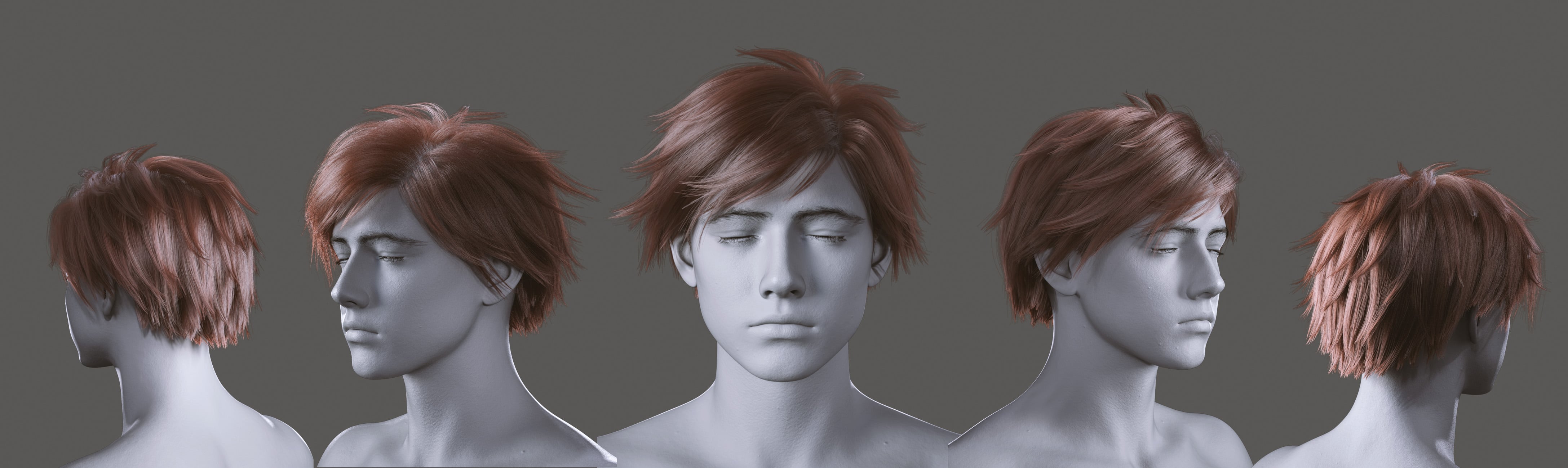 dForce AK Featurely Hair for Genesis 9 | Daz 3D