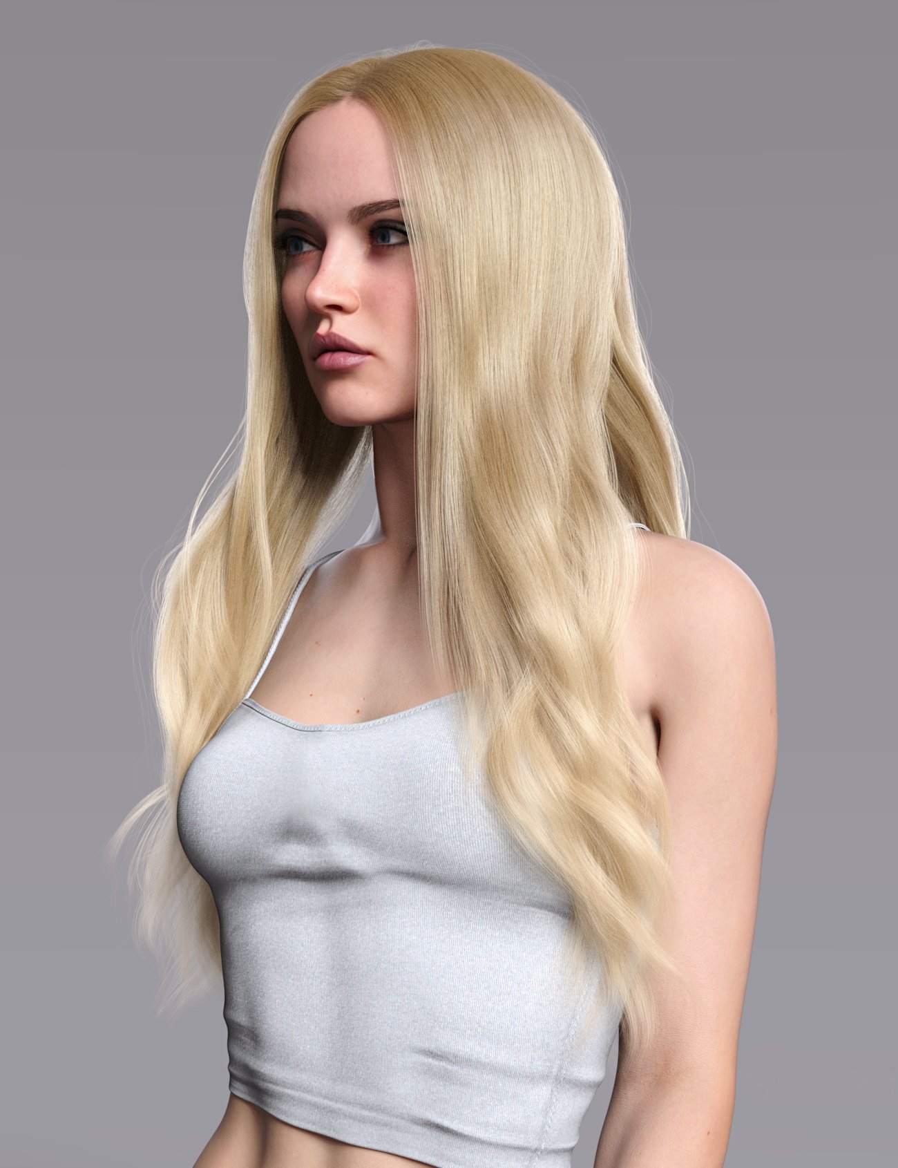 dForce Sandra Hair for Genesis 9 | Daz 3D