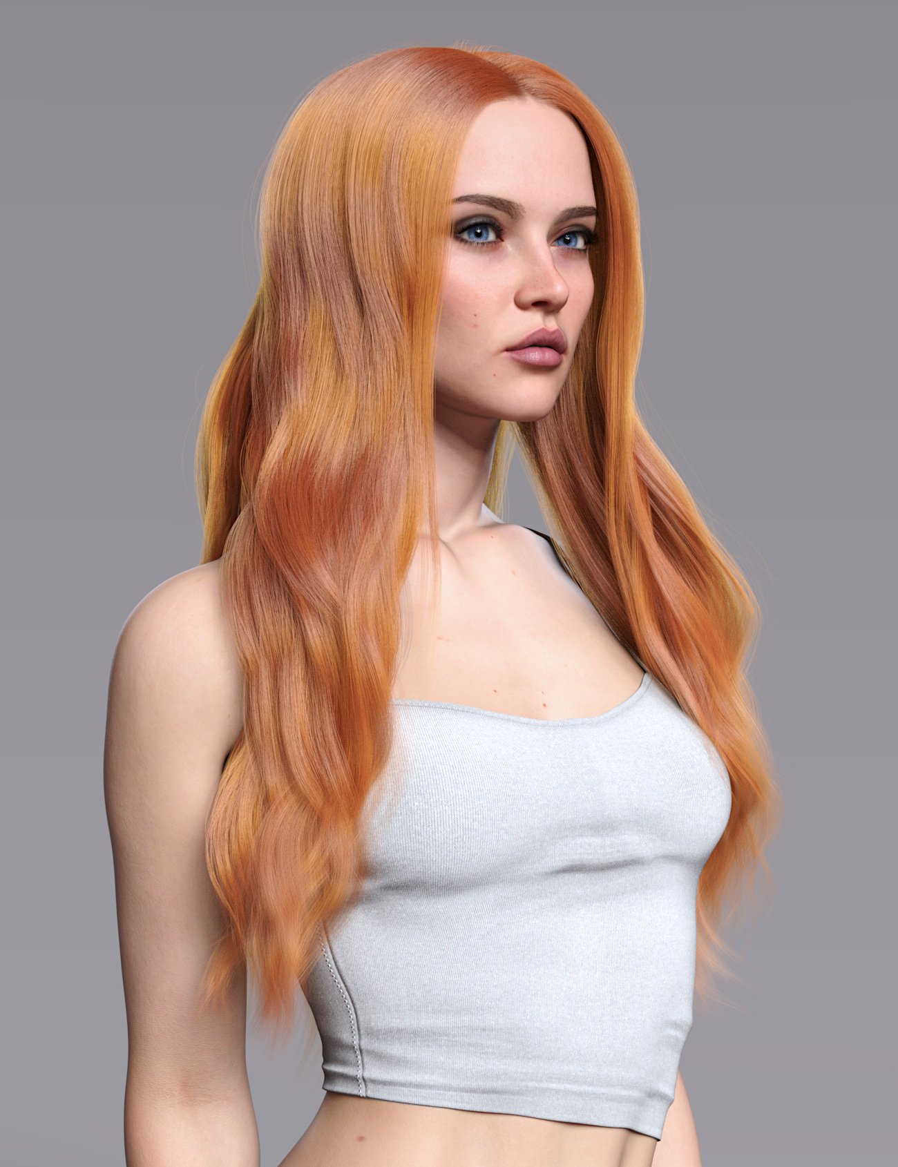 dForce Sandra Hair for Genesis 9 | Daz 3D