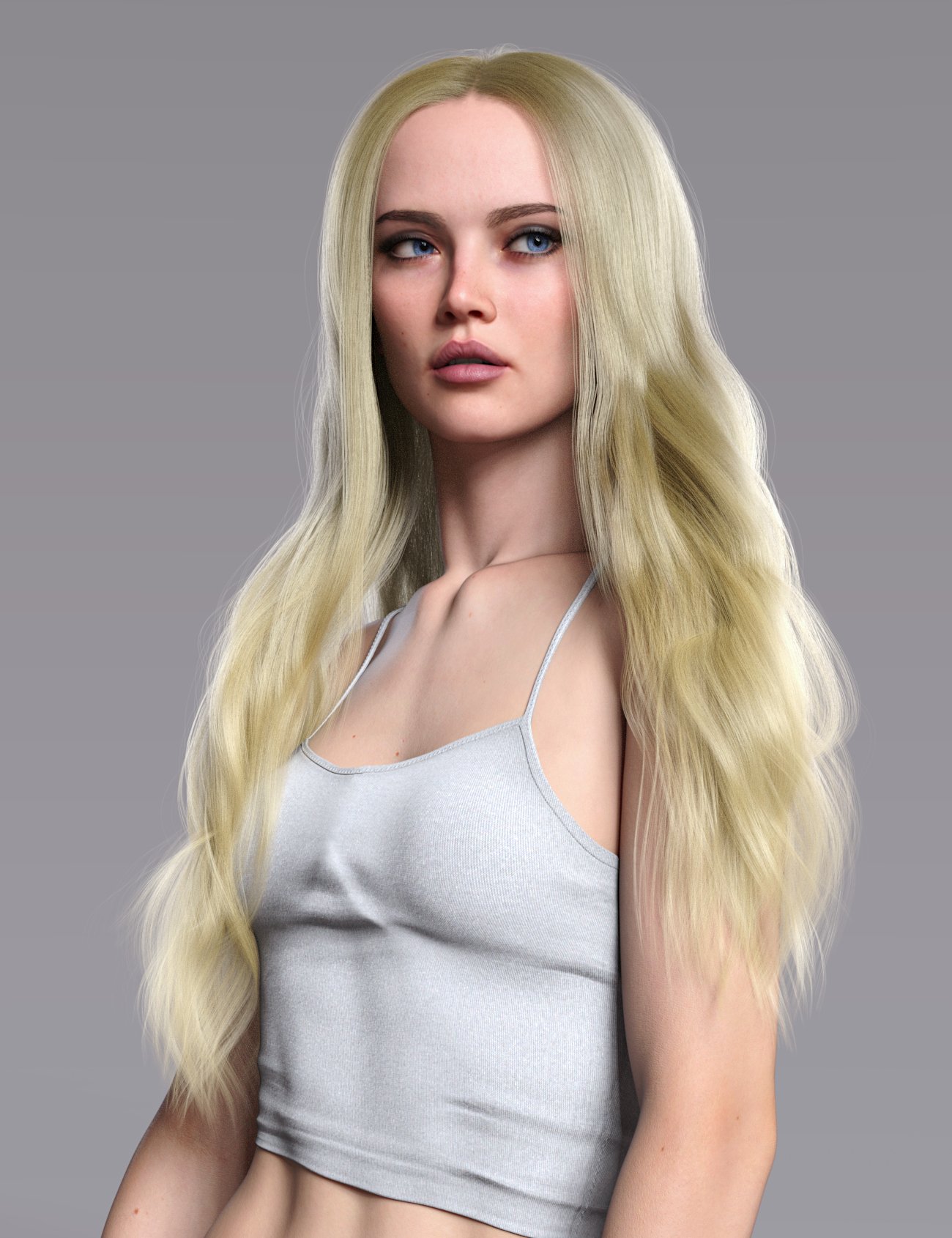 dForce Sandra Hair for Genesis 9 | Daz 3D