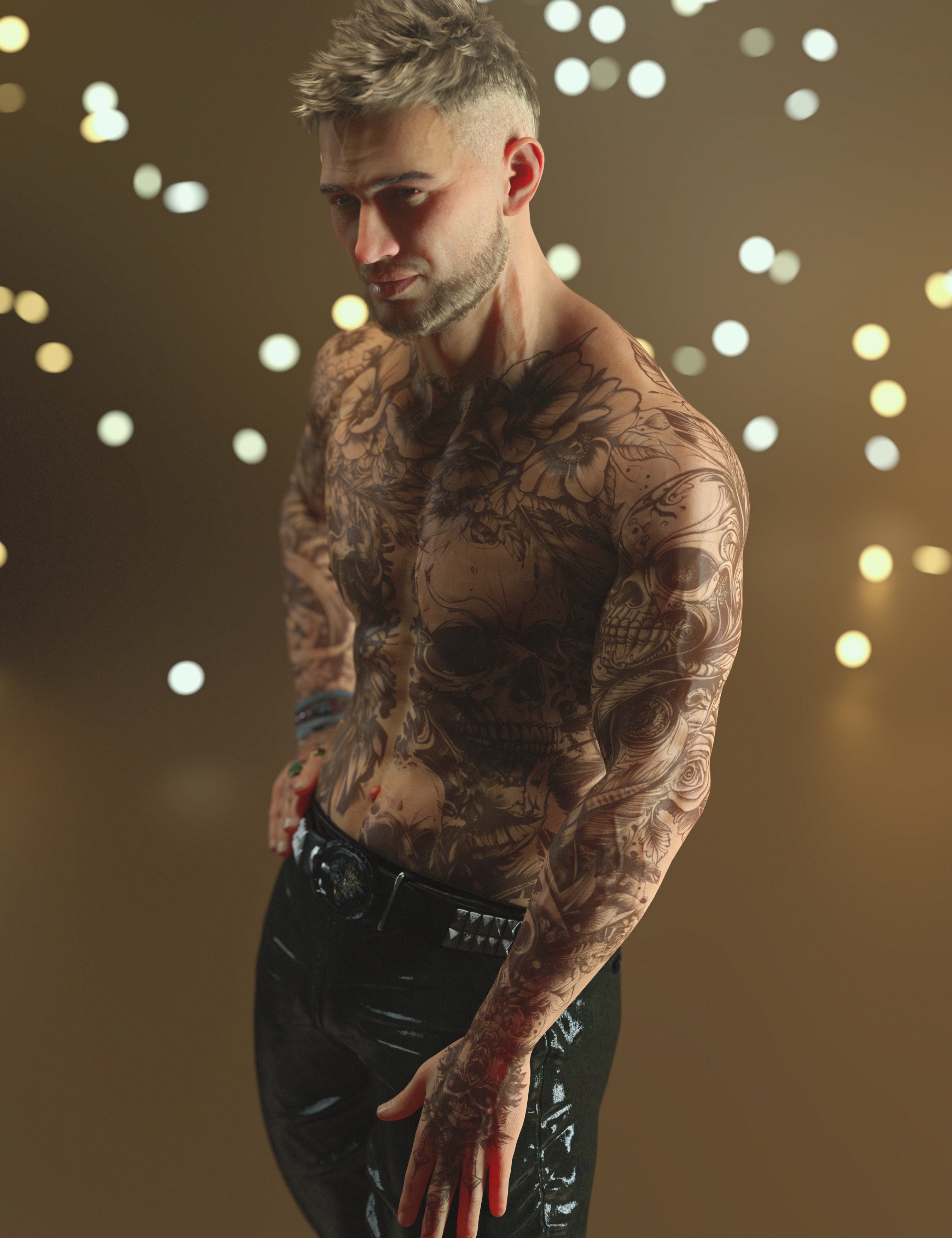 Elegance in Ink Tattoos for Genesis 9 | Daz 3D