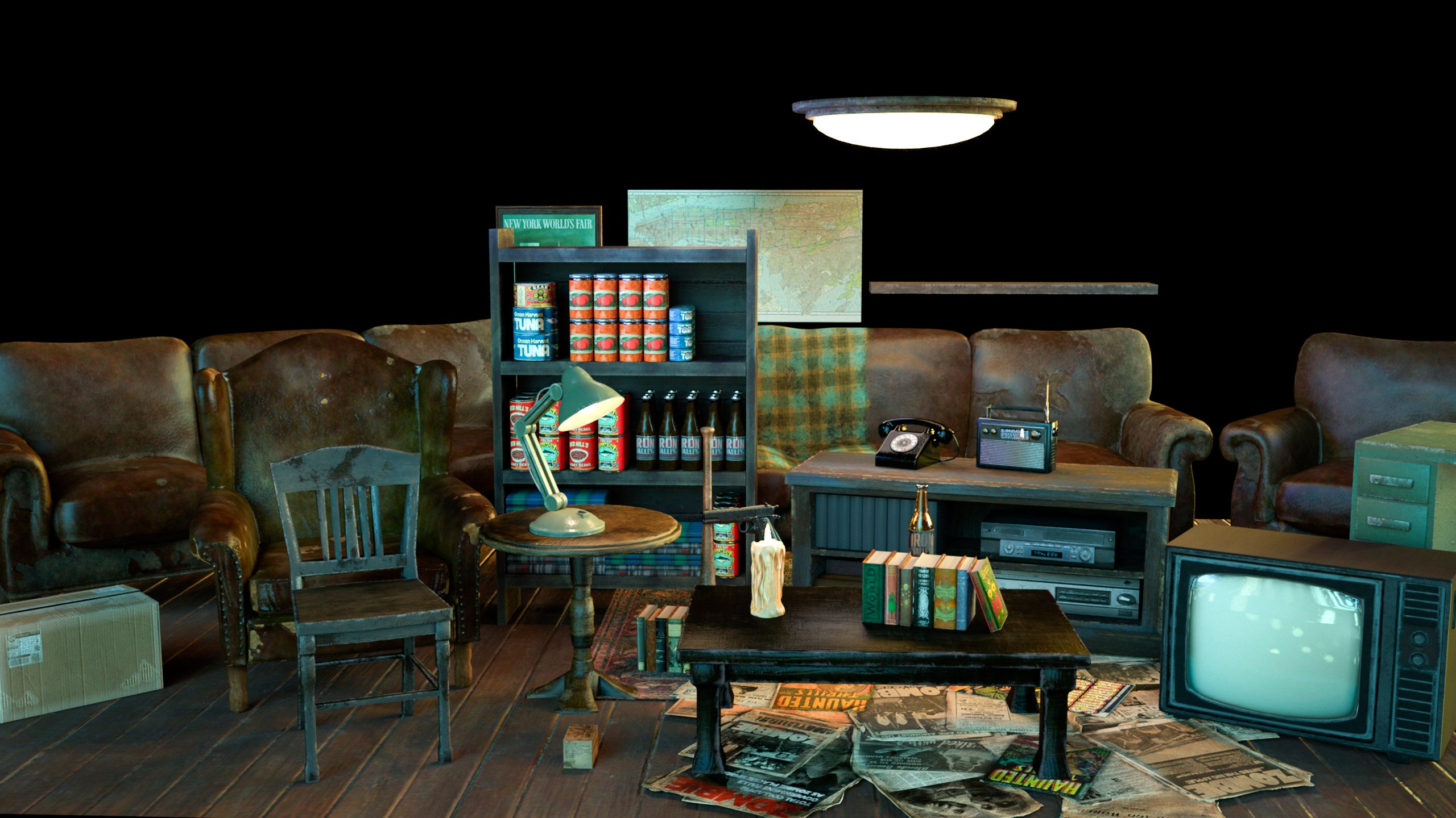 M3D Decayed Room | Daz 3D
