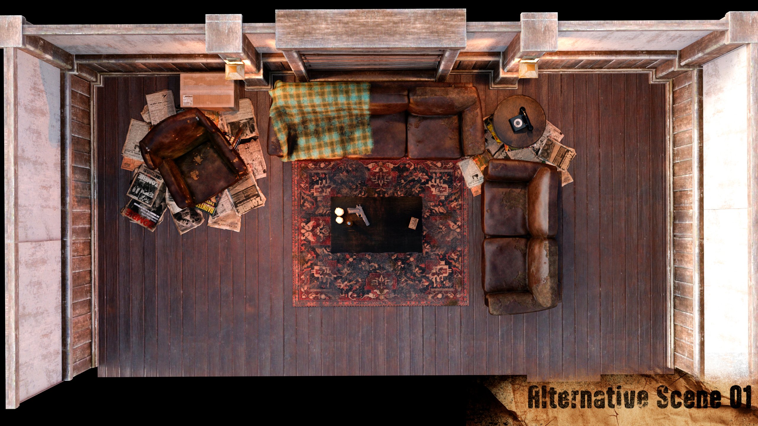 M3D Decayed Room | Daz 3D