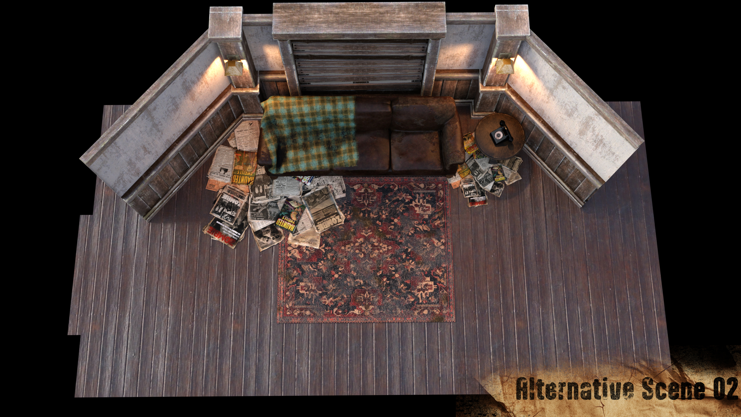 M3D Decayed Room | Daz 3D