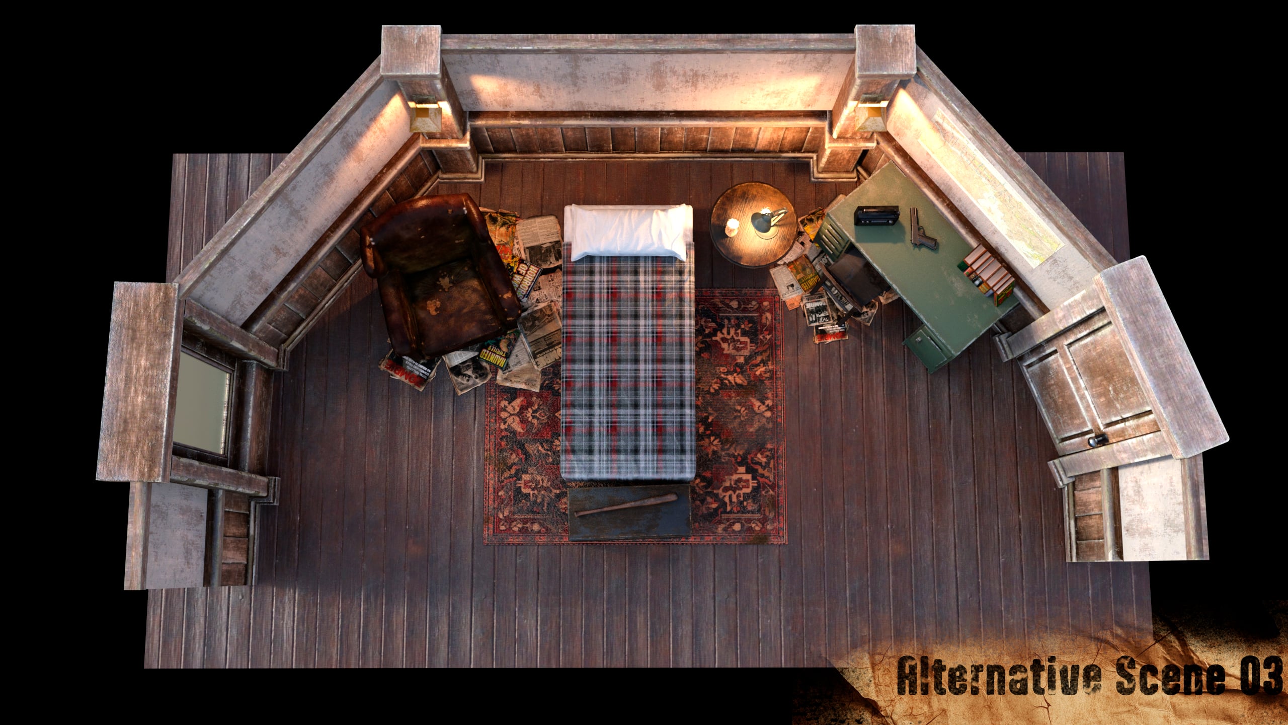 M3D Decayed Room | Daz 3D