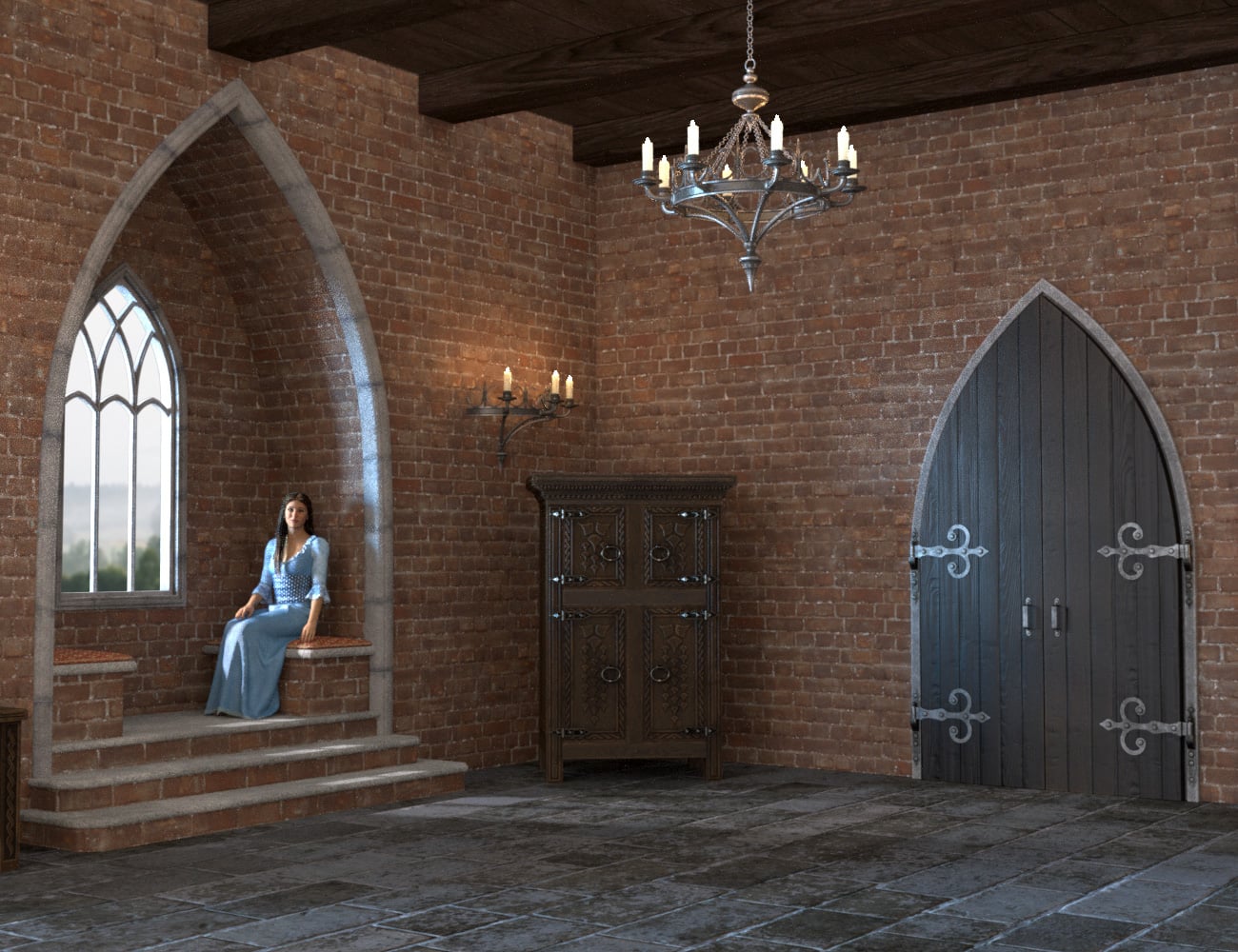 Gothic Vignette Construction Kit | Daz 3D