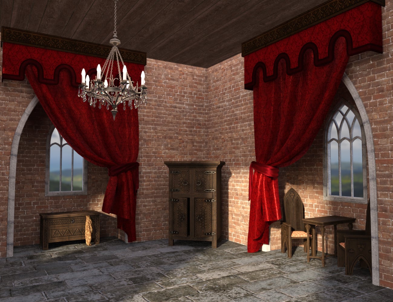 Gothic Vignette Construction Kit | Daz 3D