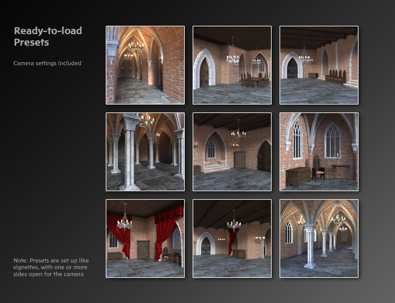 Gothic Vignette Construction Kit | Daz 3D