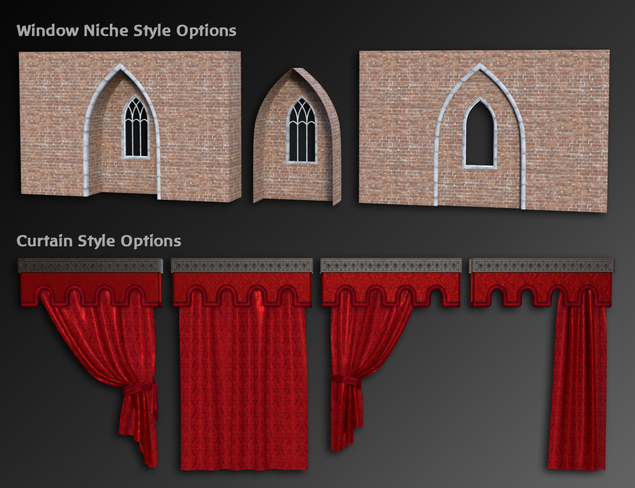 Gothic Vignette Construction Kit | Daz 3D