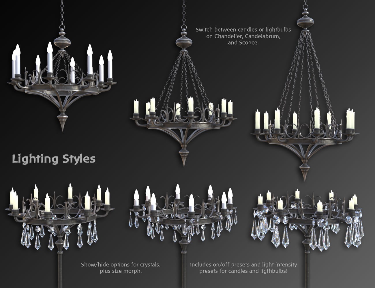 Gothic Vignette Construction Kit | Daz 3D