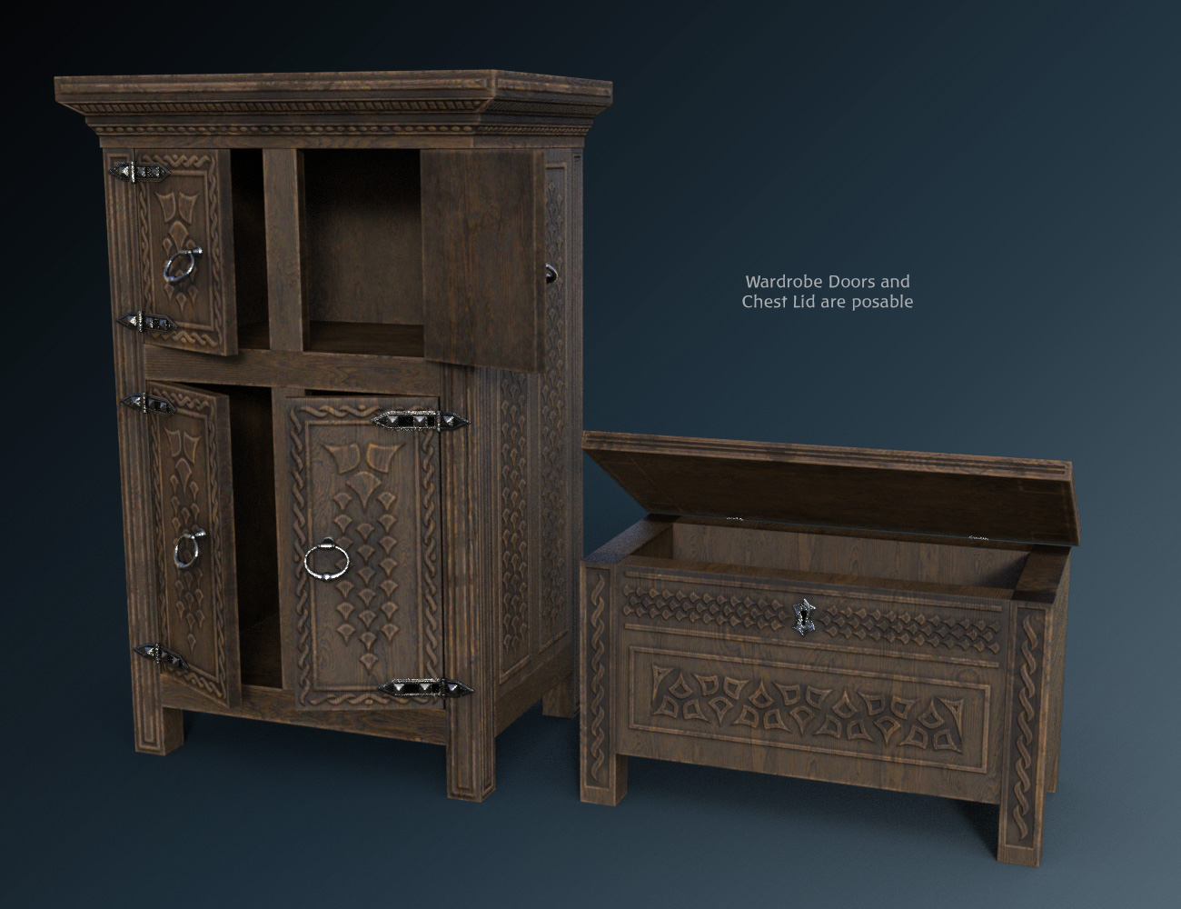 Gothic Vignette Construction Kit | Daz 3D