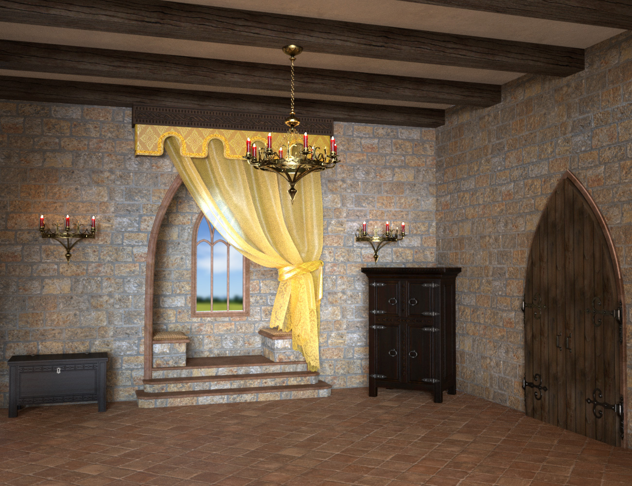 Gothic Vignette Construction Kit Addon Textures | Daz 3D