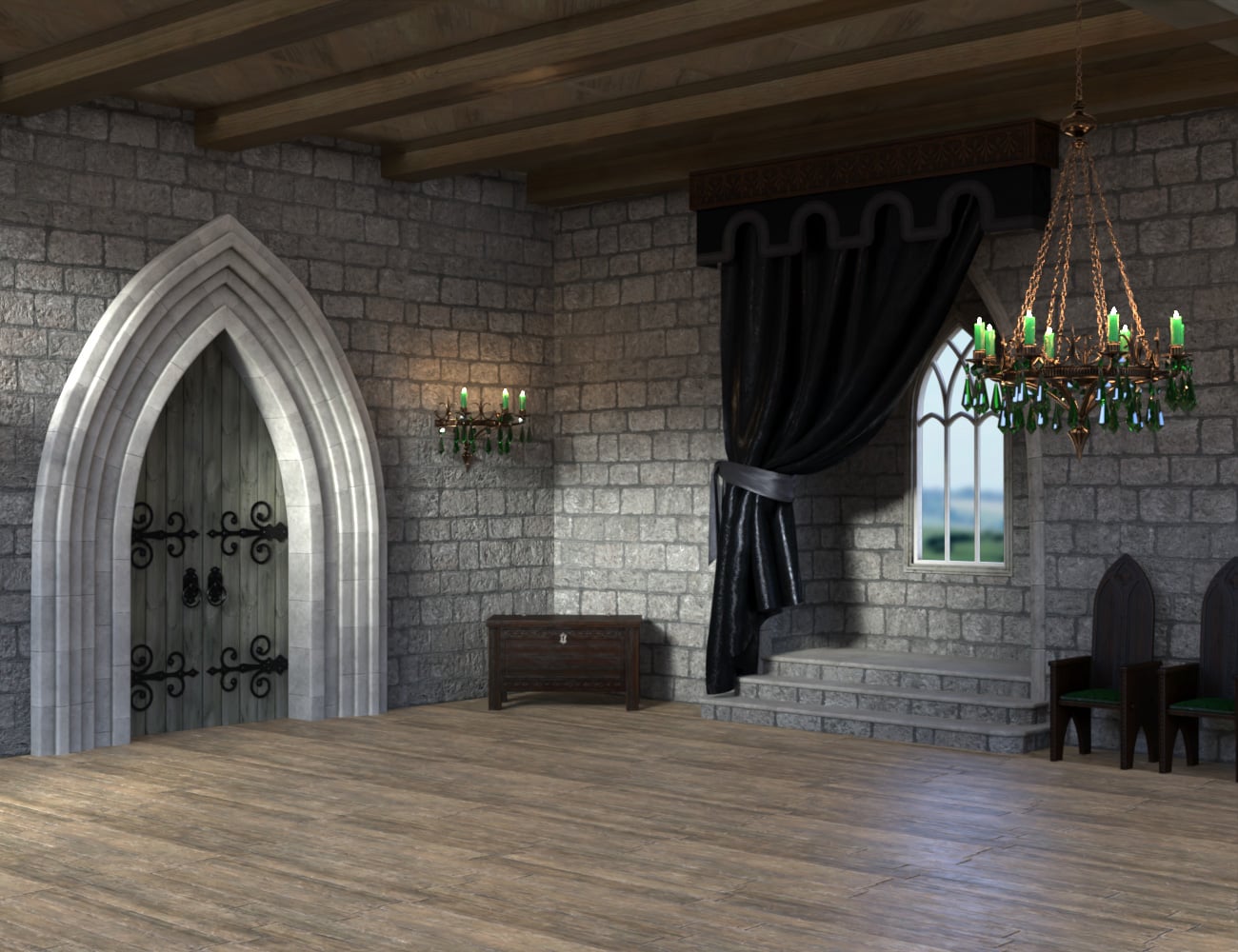 Gothic Vignette Construction Kit Addon Textures | Daz 3D