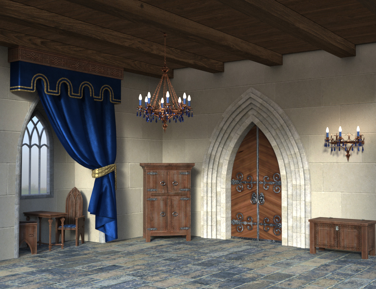 Gothic Vignette Construction Kit Addon Textures | Daz 3D
