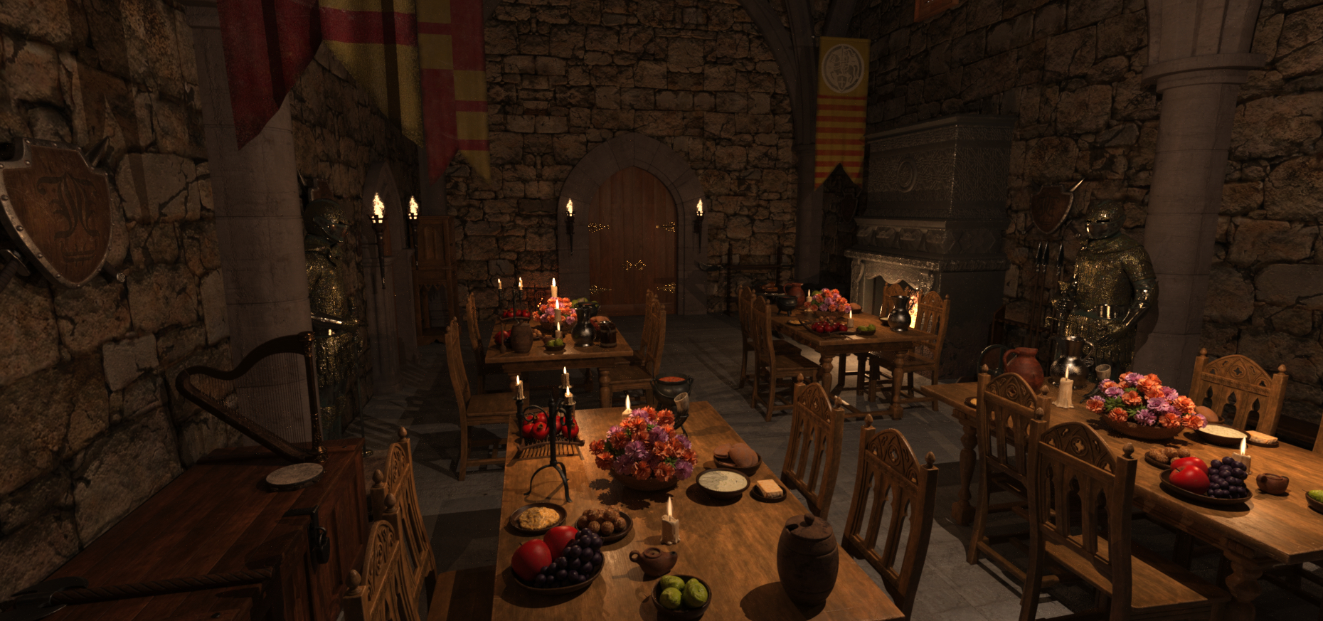 FG Medieval Lounge Bundle | Daz 3D