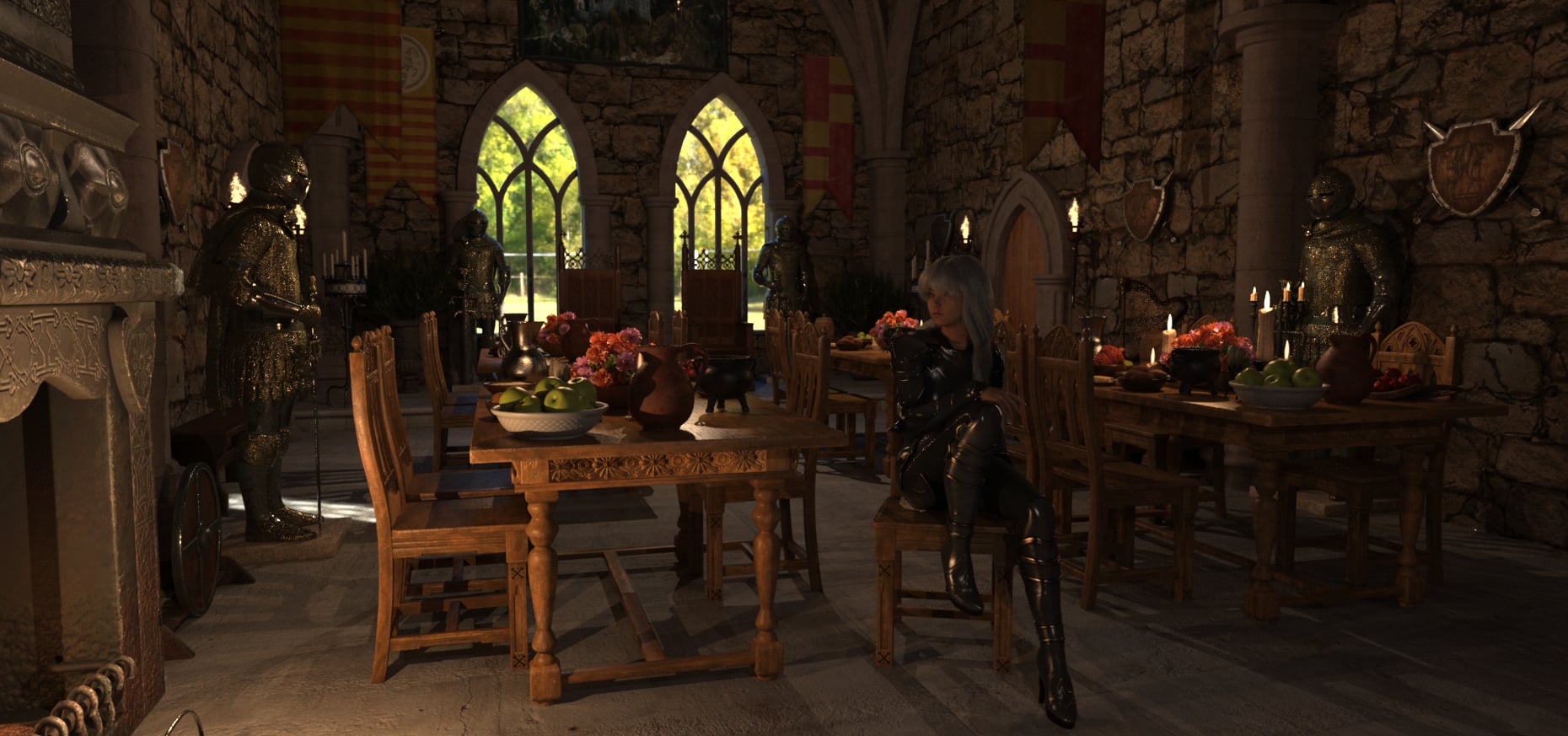 FG Medieval Lounge Bundle | Daz 3D