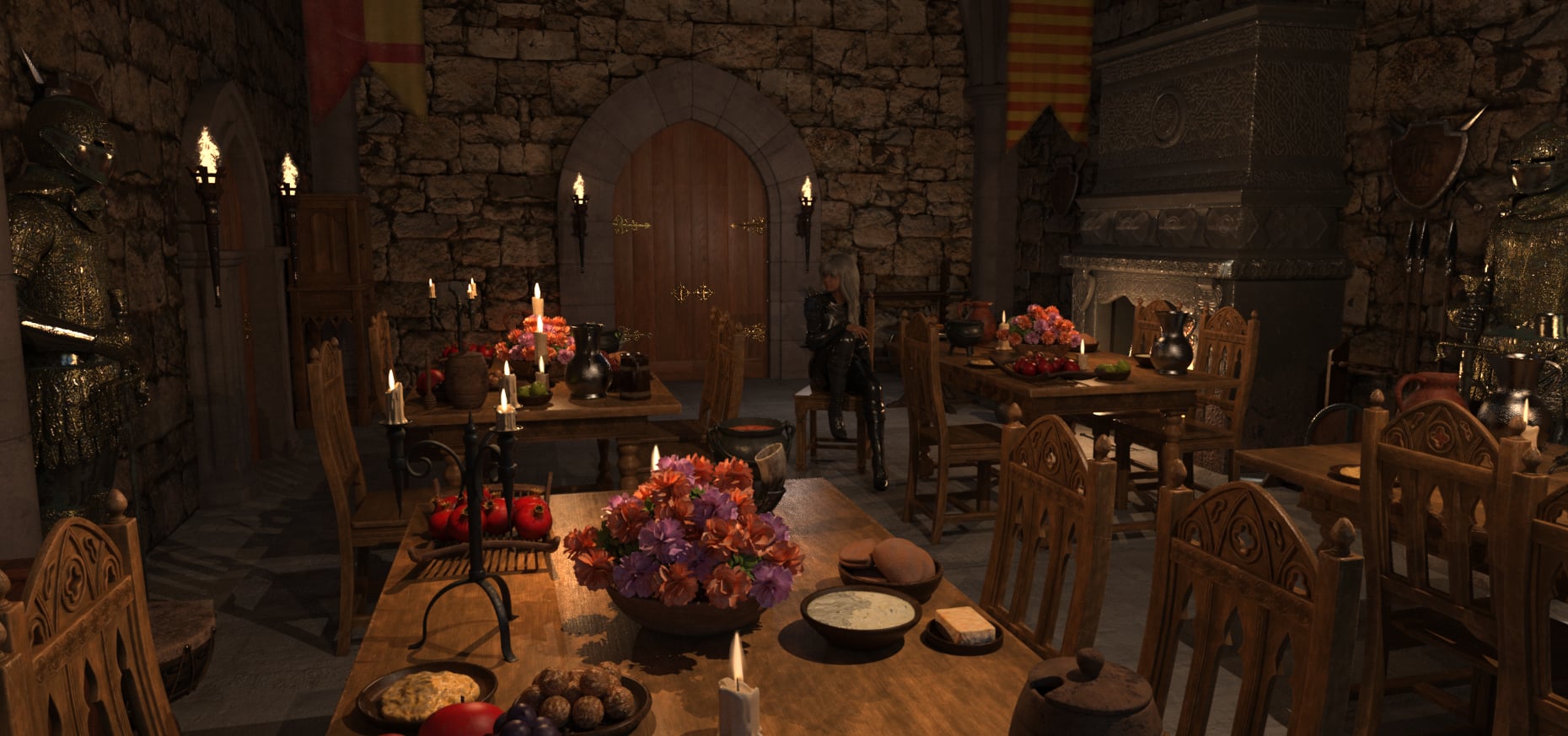FG Medieval Lounge Bundle | Daz 3D