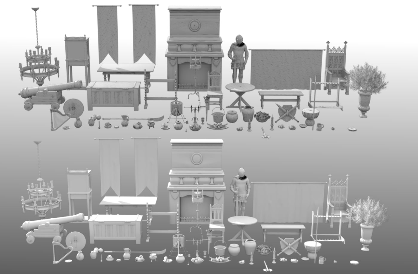 FG Medieval Lounge Bundle | Daz 3D