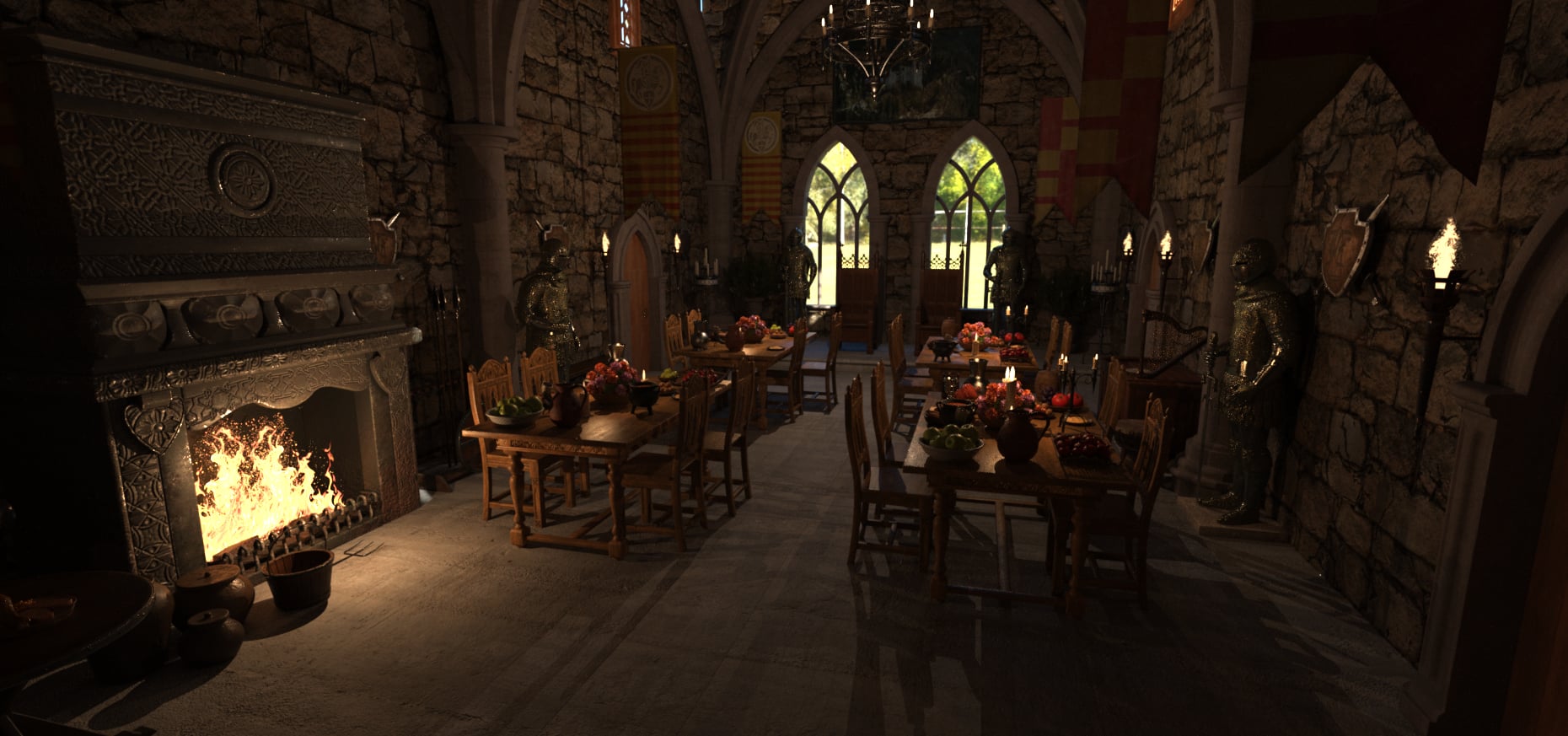 FG Medieval Lounge Bundle | Daz 3D