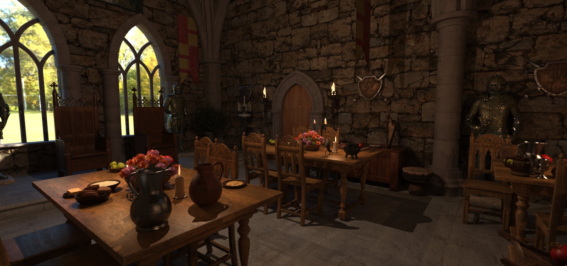 FG Medieval Lounge Bundle | Daz 3D