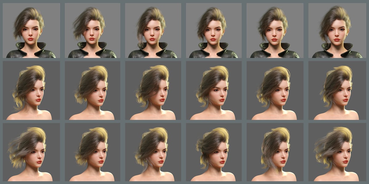 dForce Vinn Hair for Genesis 9 | Daz 3D
