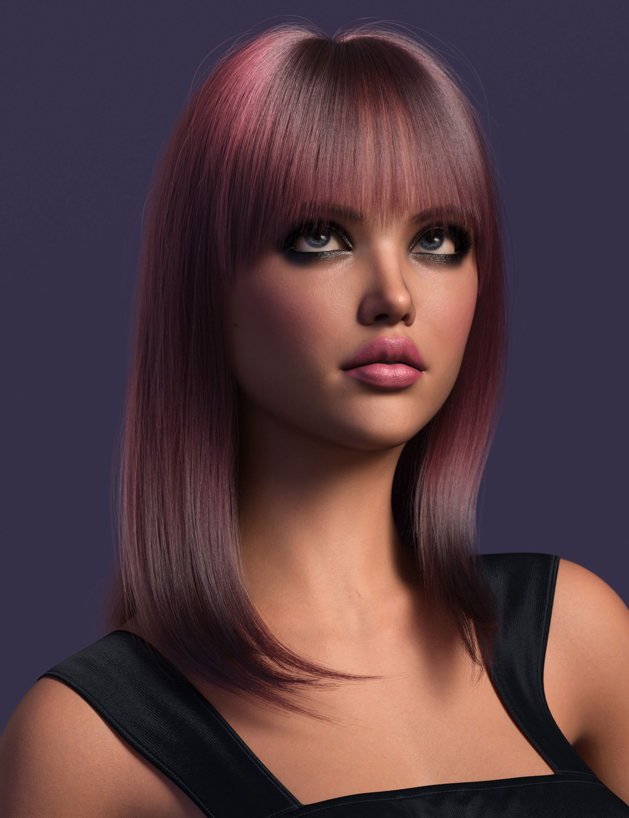 dForce Strand-Based Spring Style Fringe Hair Color Expansion ⋆ Freebies ...