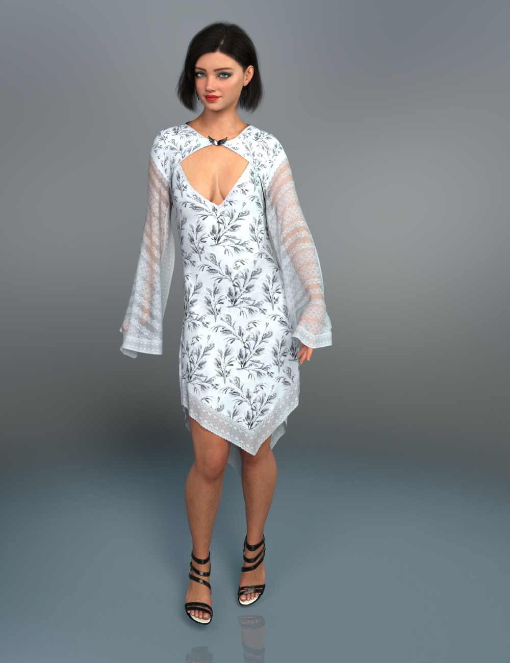 dForce Sweet Angel Outfit for Genesis 9 | Daz 3D