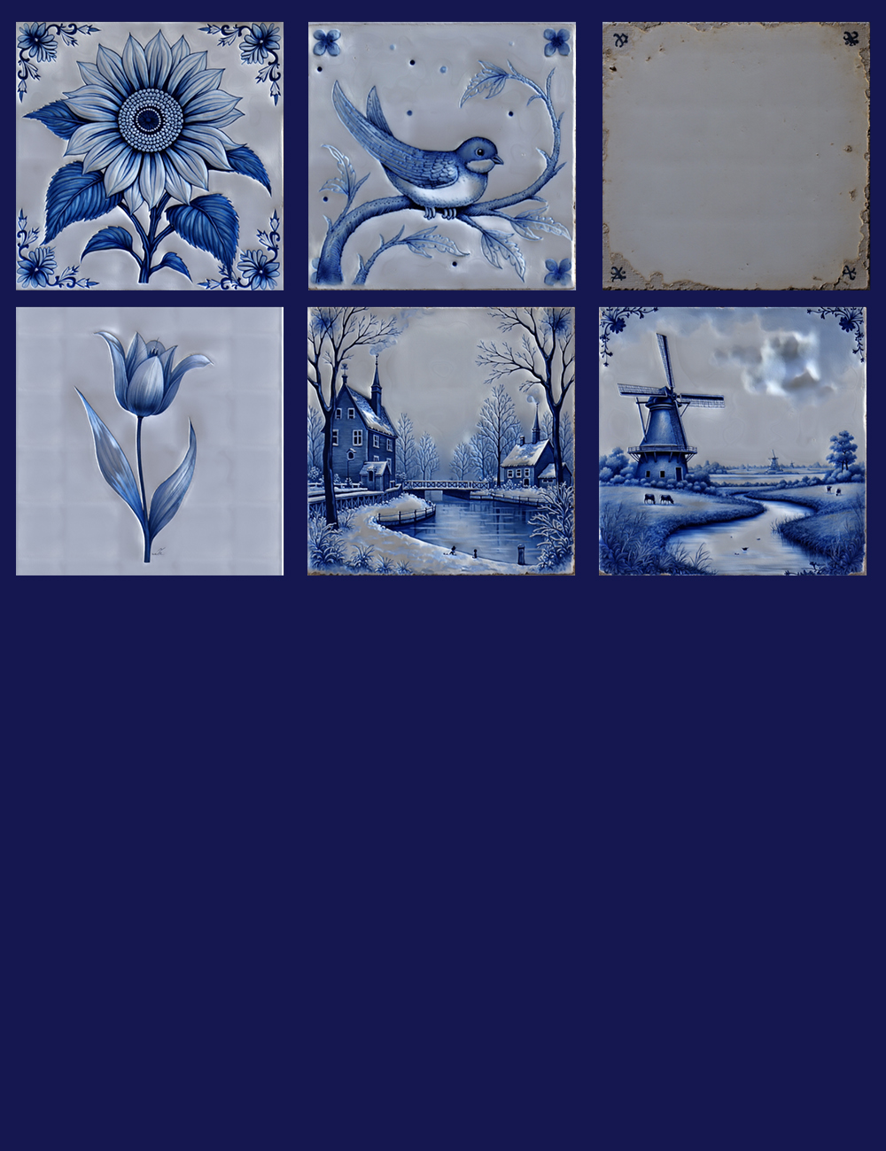Traditional Delft Tiles Iray Shader and Props Merchant Resource | Daz 3D Traditional Delft Tiles Iray Shader and Props Merchant Resource | Daz 3D