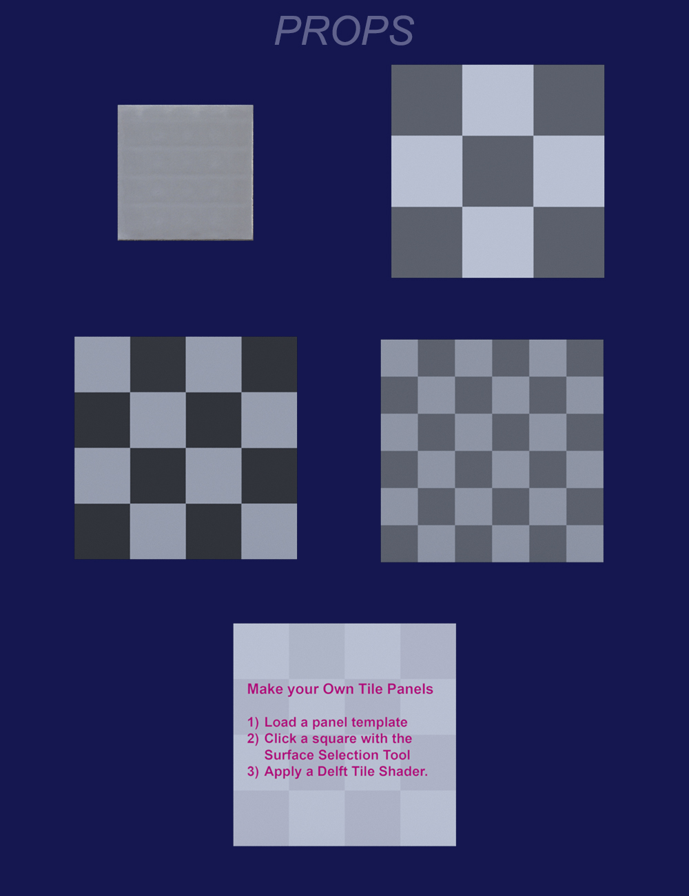 Traditional Delft Tiles Iray Shader and Props Merchant Resource | Daz 3D Traditional Delft Tiles Iray Shader and Props Merchant Resource | Daz 3D