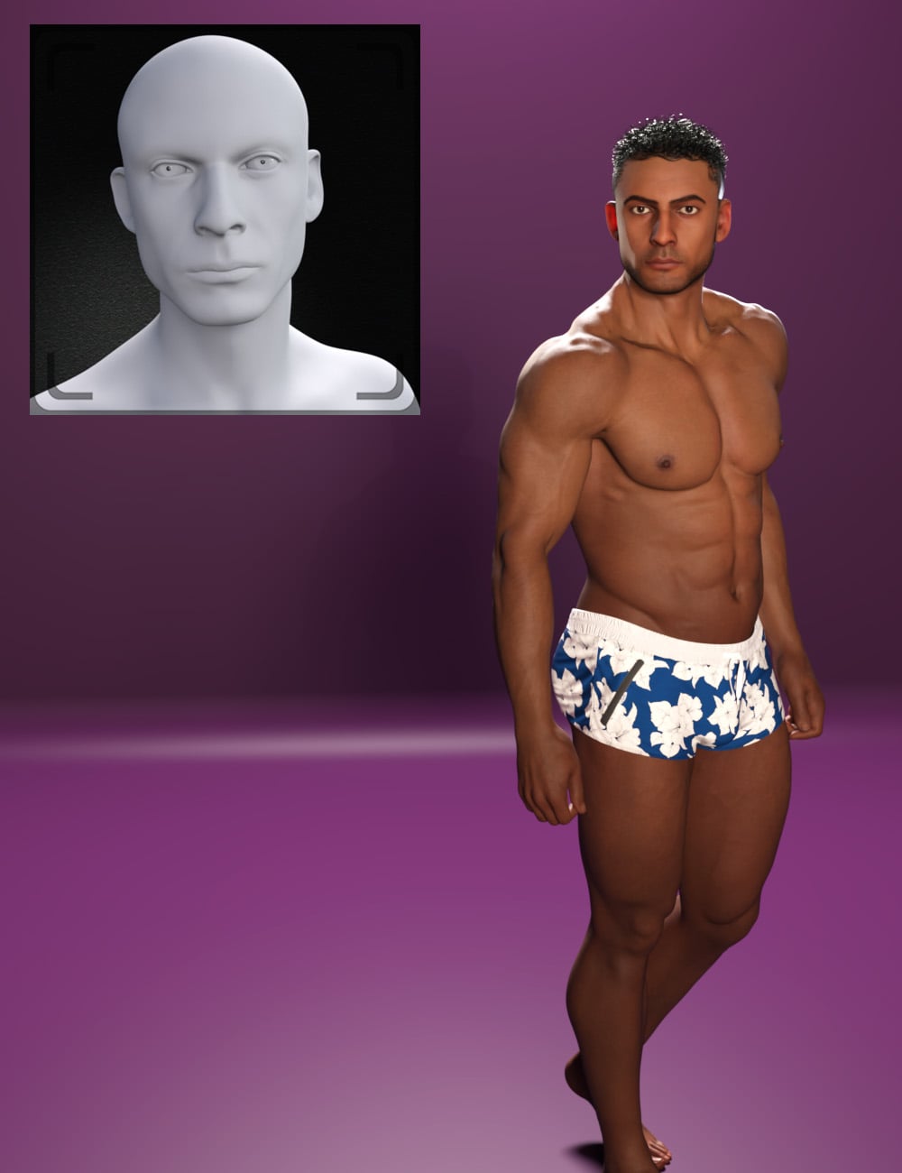 MM3D Hero HD Shapes for Genesis 9 Masculine | Daz 3D