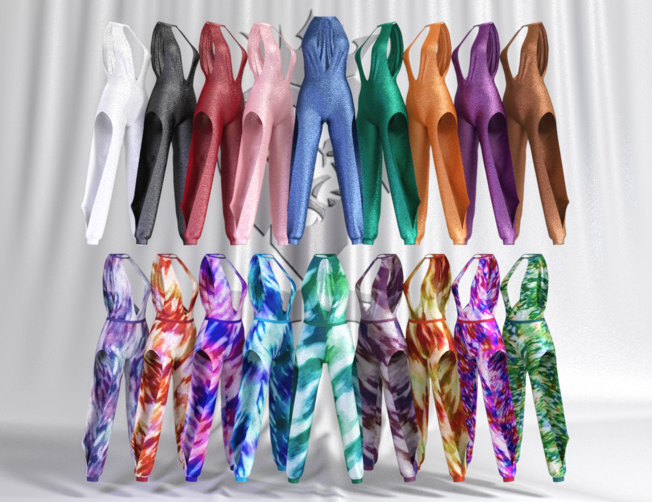 JMR dForce Gabi Jumpsuit for Genesis 9 and 8 Females | Daz 3D