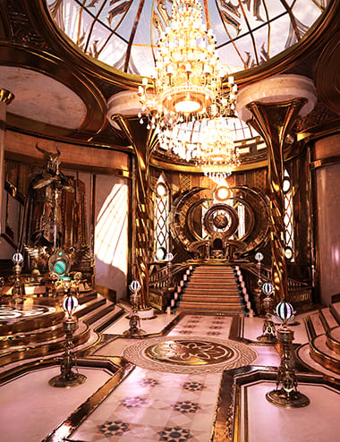 XI Throne of Gods | Daz 3D