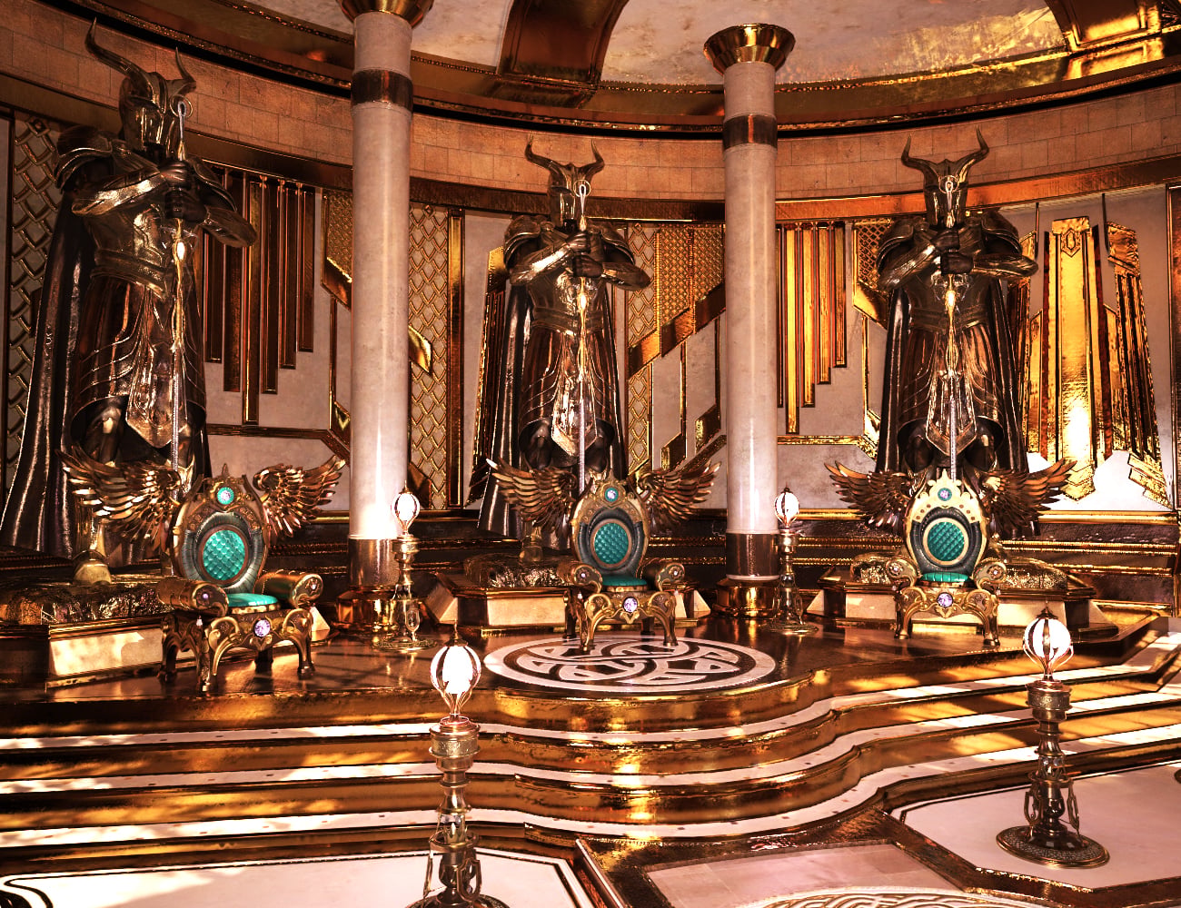 XI Throne of Gods | Daz 3D