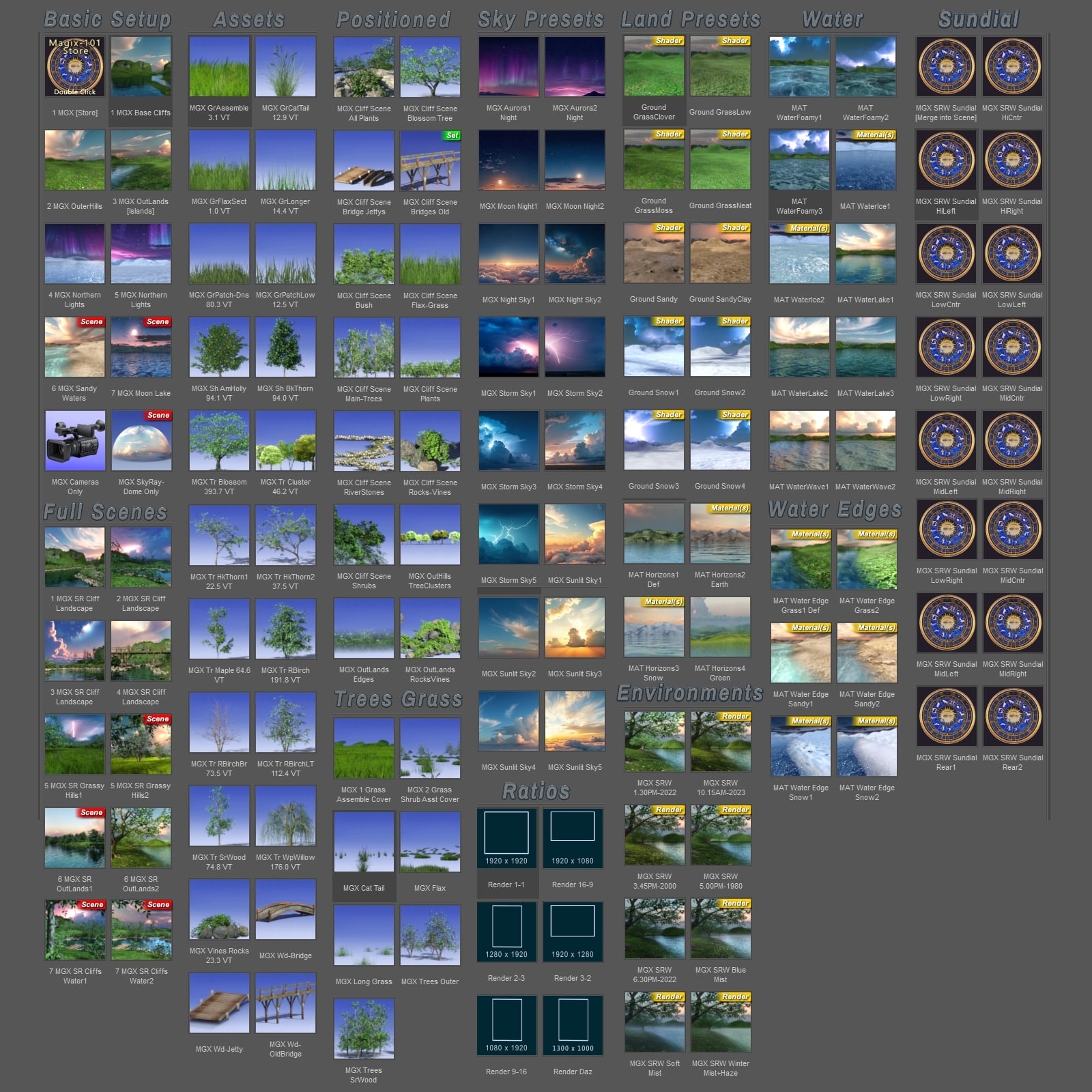 SkyRay Worlds Ultimate-Worlds Builder | Daz 3D