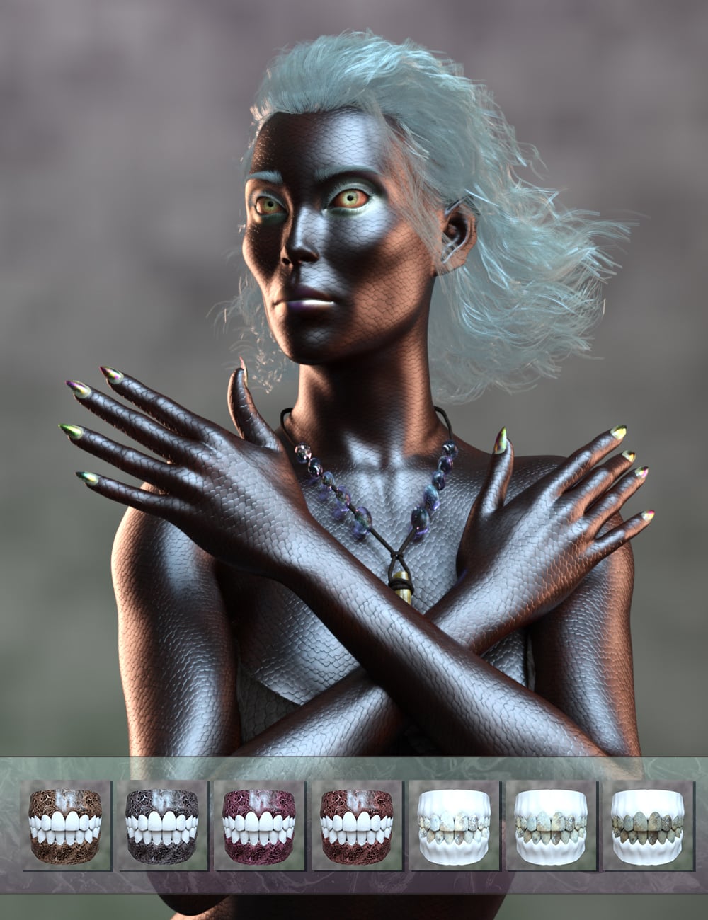 AB Scaly Elven Skins and Shaders for Genesis 9 | Daz 3D