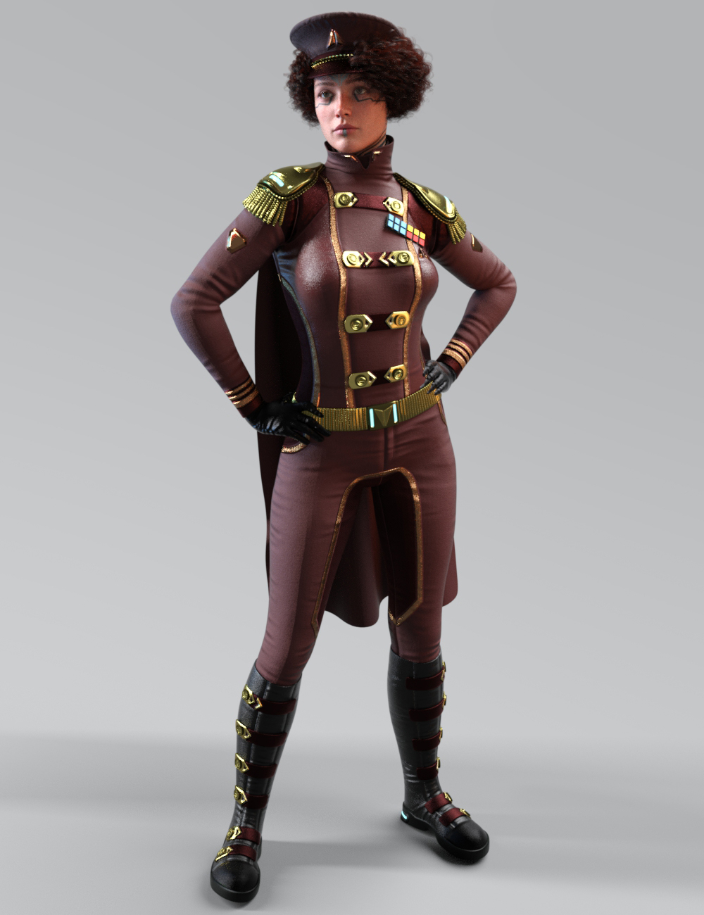 dForce Space Commander for Genesis 9 Texture Expansion | Daz 3D