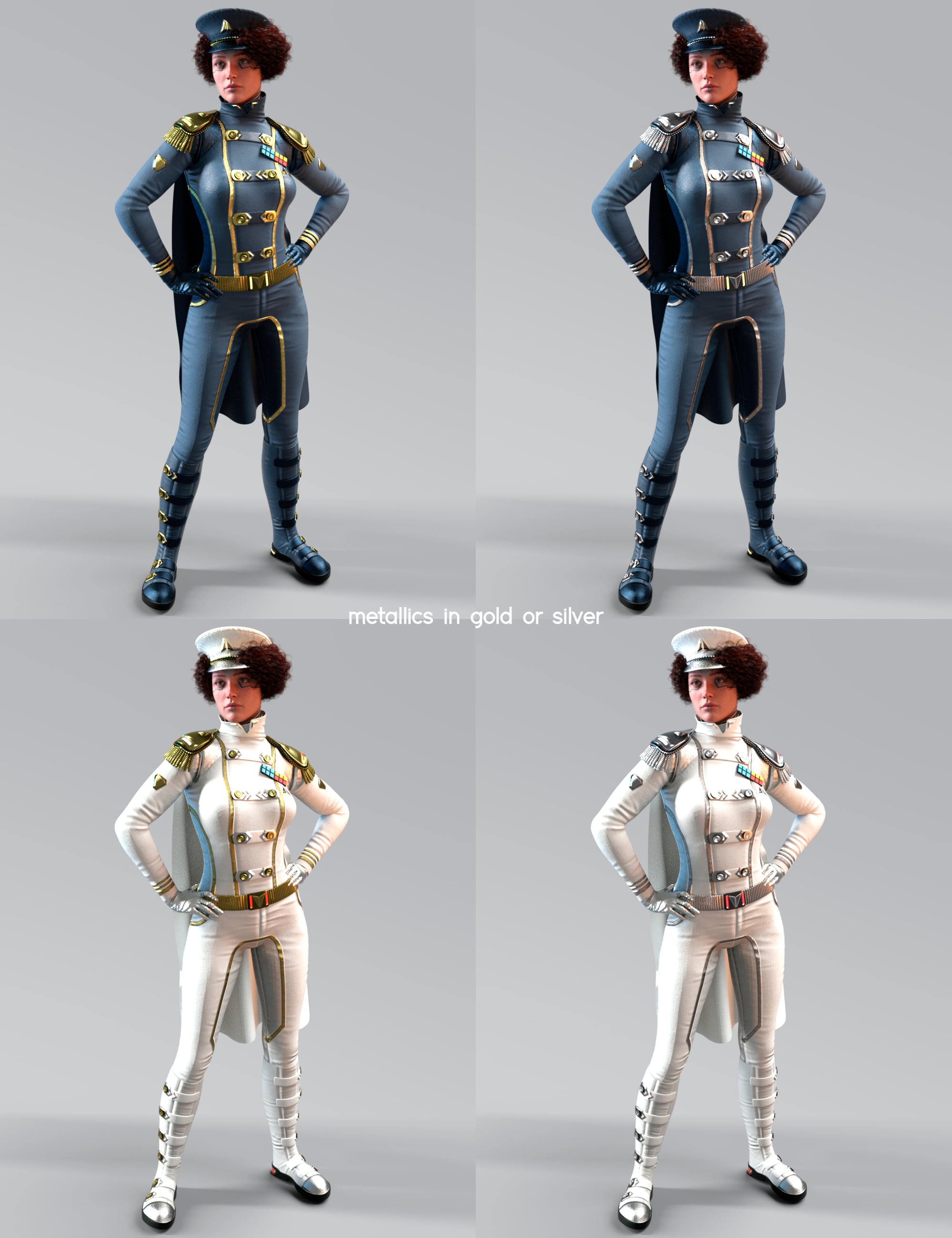 dForce Space Commander for Genesis 9 Texture Expansion | Daz 3D